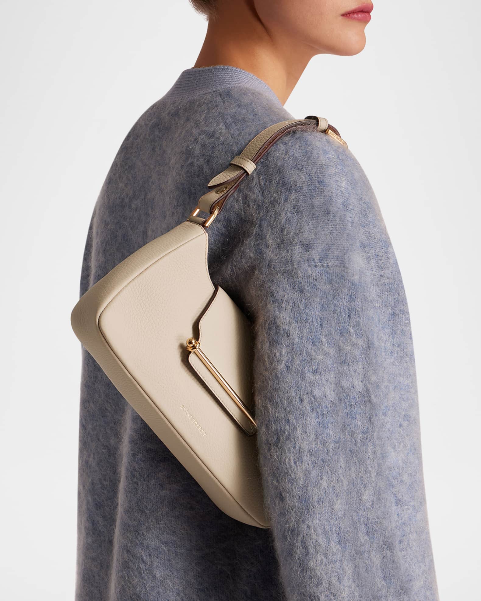 STRATHBERRY Multrees Omni Leather Shoulder Bag | Neiman Marcus