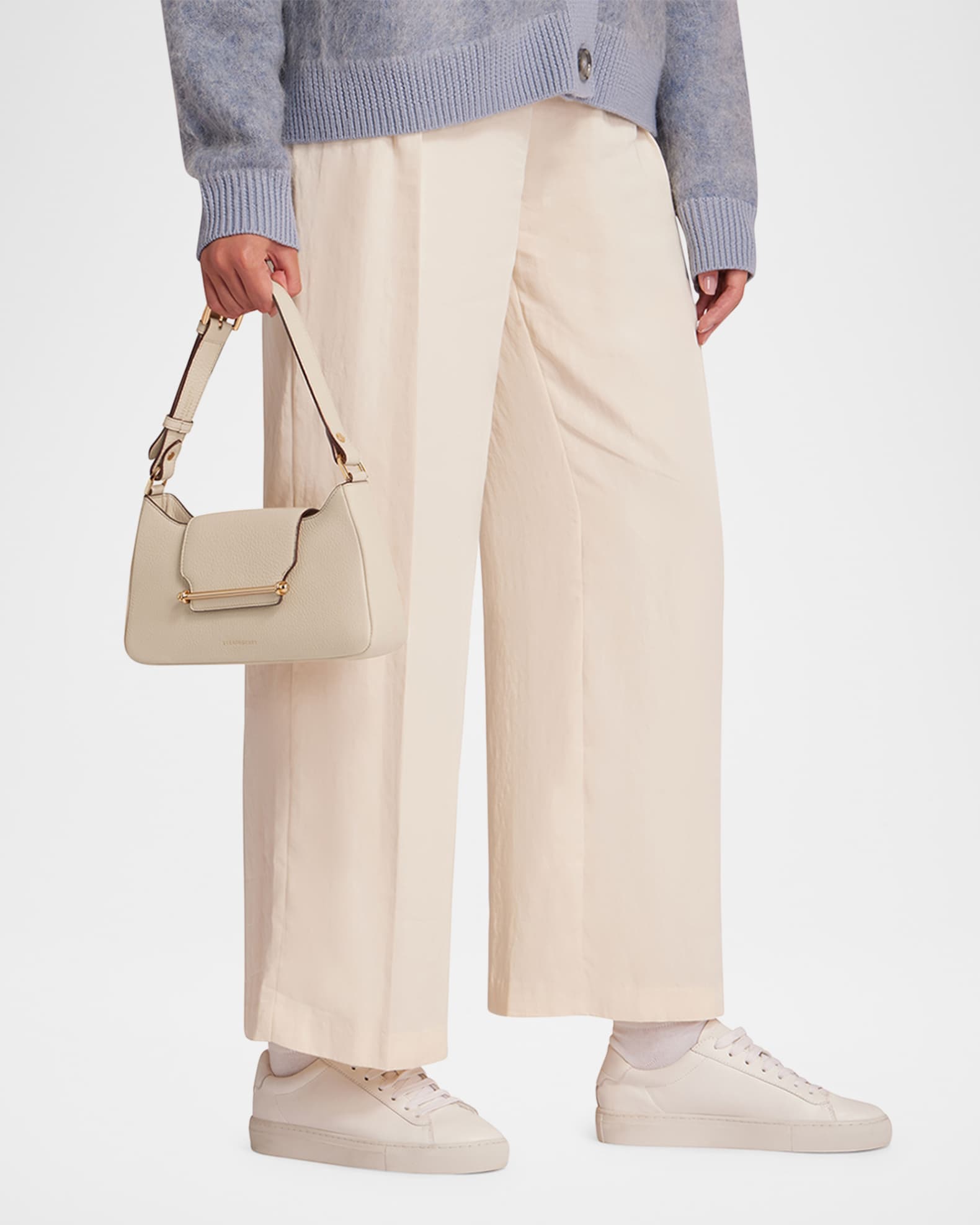 STRATHBERRY Multrees Omni Leather Shoulder Bag | Neiman Marcus