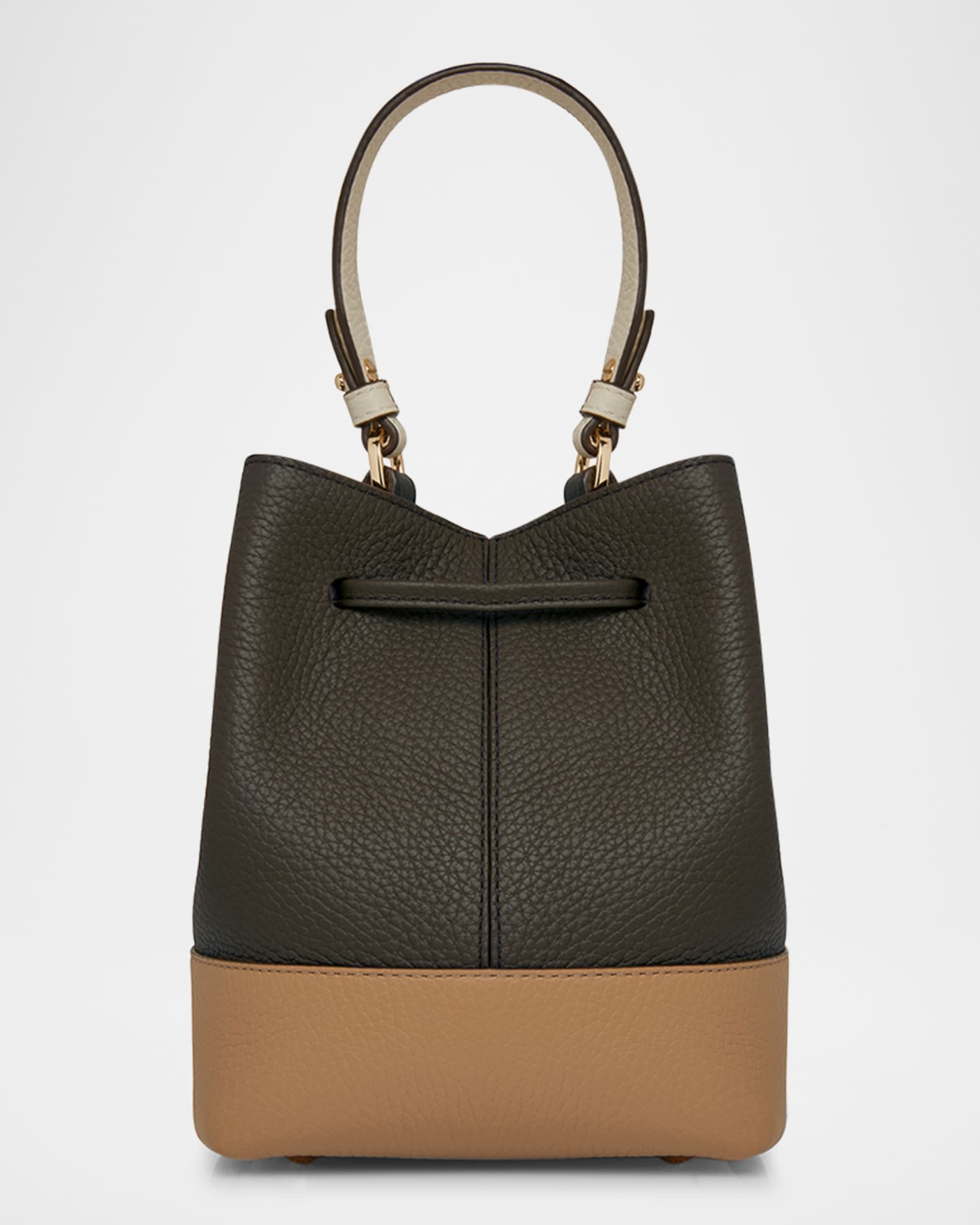 STRATHBERRY Osette Tri Drawstring Leather Crossbody Bag | Neiman Marcus