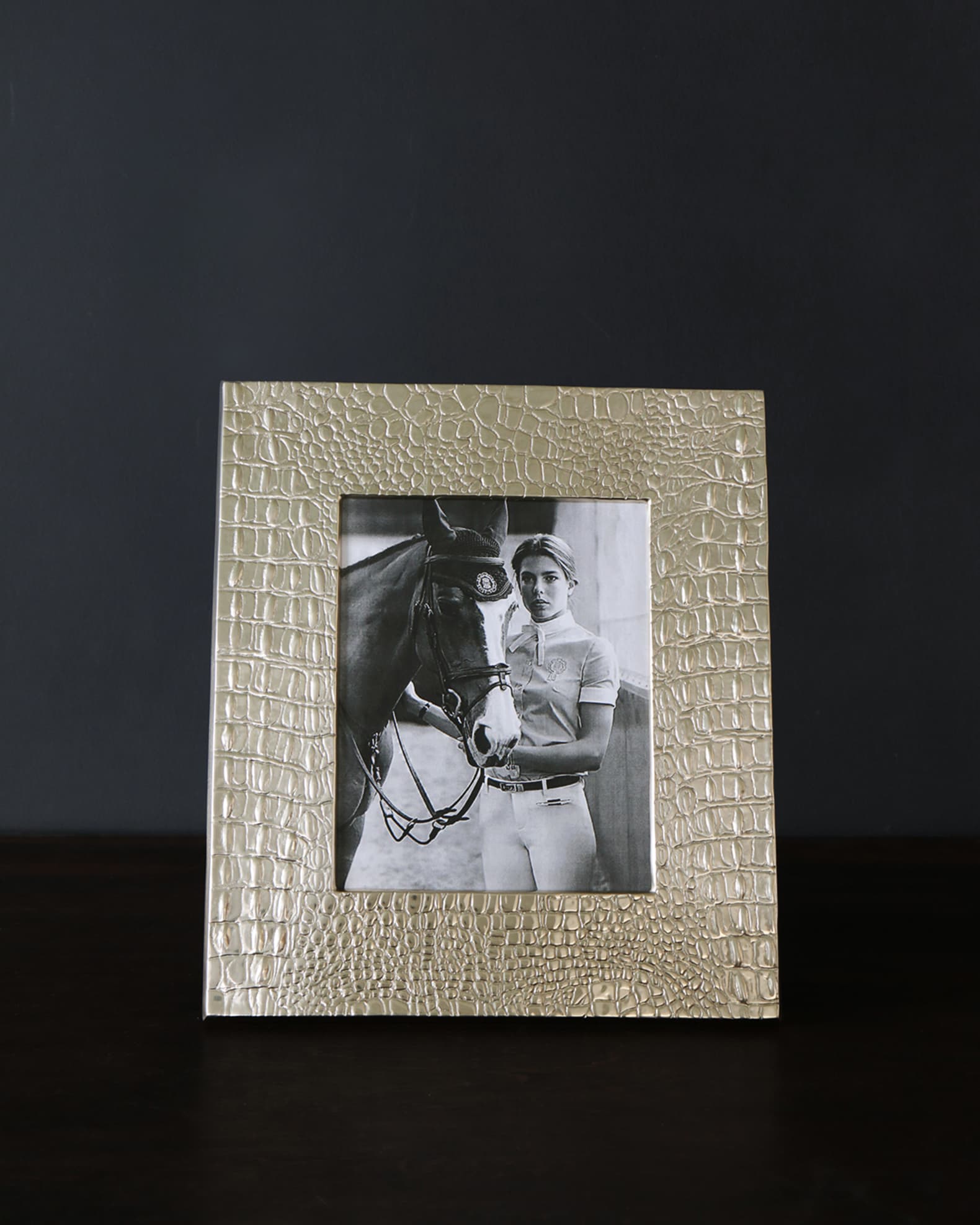 Beatriz Ball FRAME Sierra Modern Croc Frame, 8" x 10" | Neiman Marcus