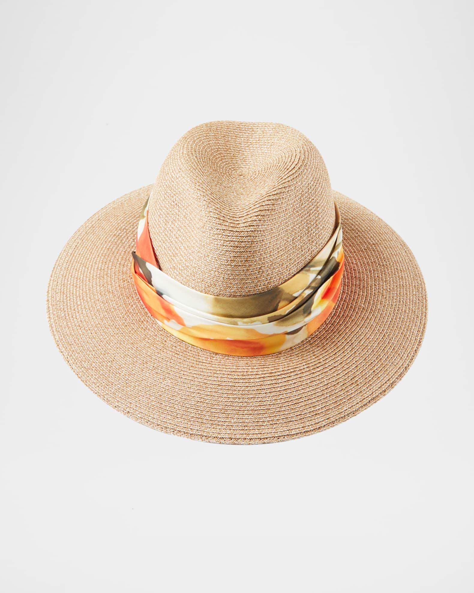 Eugenia Kim Courtney Woven Paper Fedora | Neiman Marcus