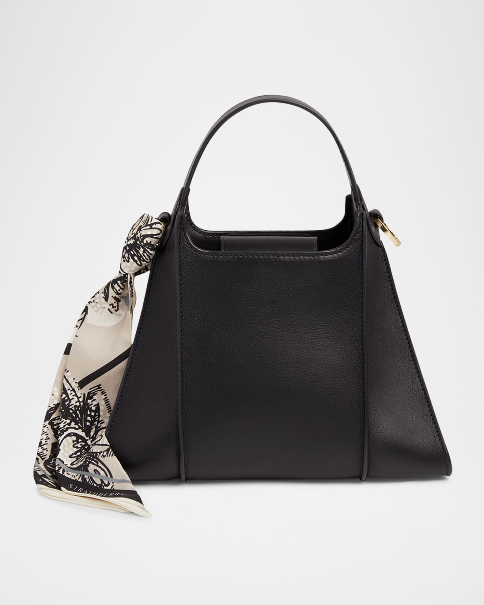 Arkshell Leather Top-Handle Bag | Neiman Marcus