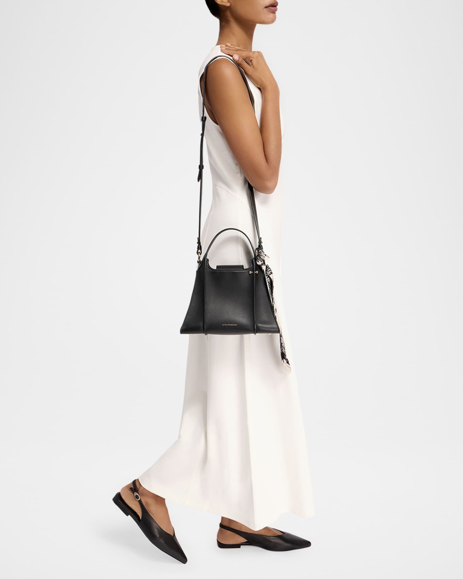Arkshell Leather Top-Handle Bag | Neiman Marcus