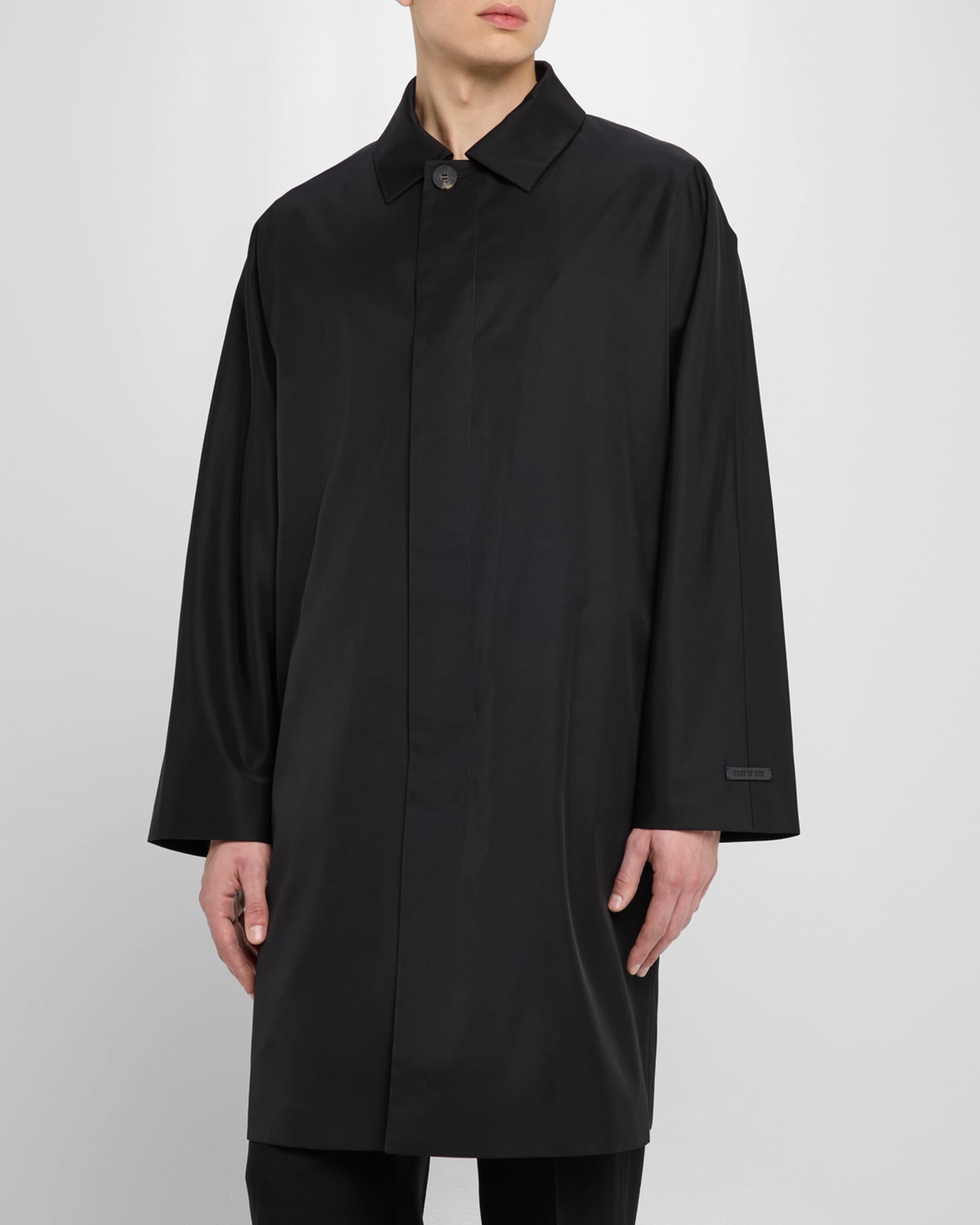 Fear of God Men's Eternal Nylon-Wool Car Coat | Neiman Marcus