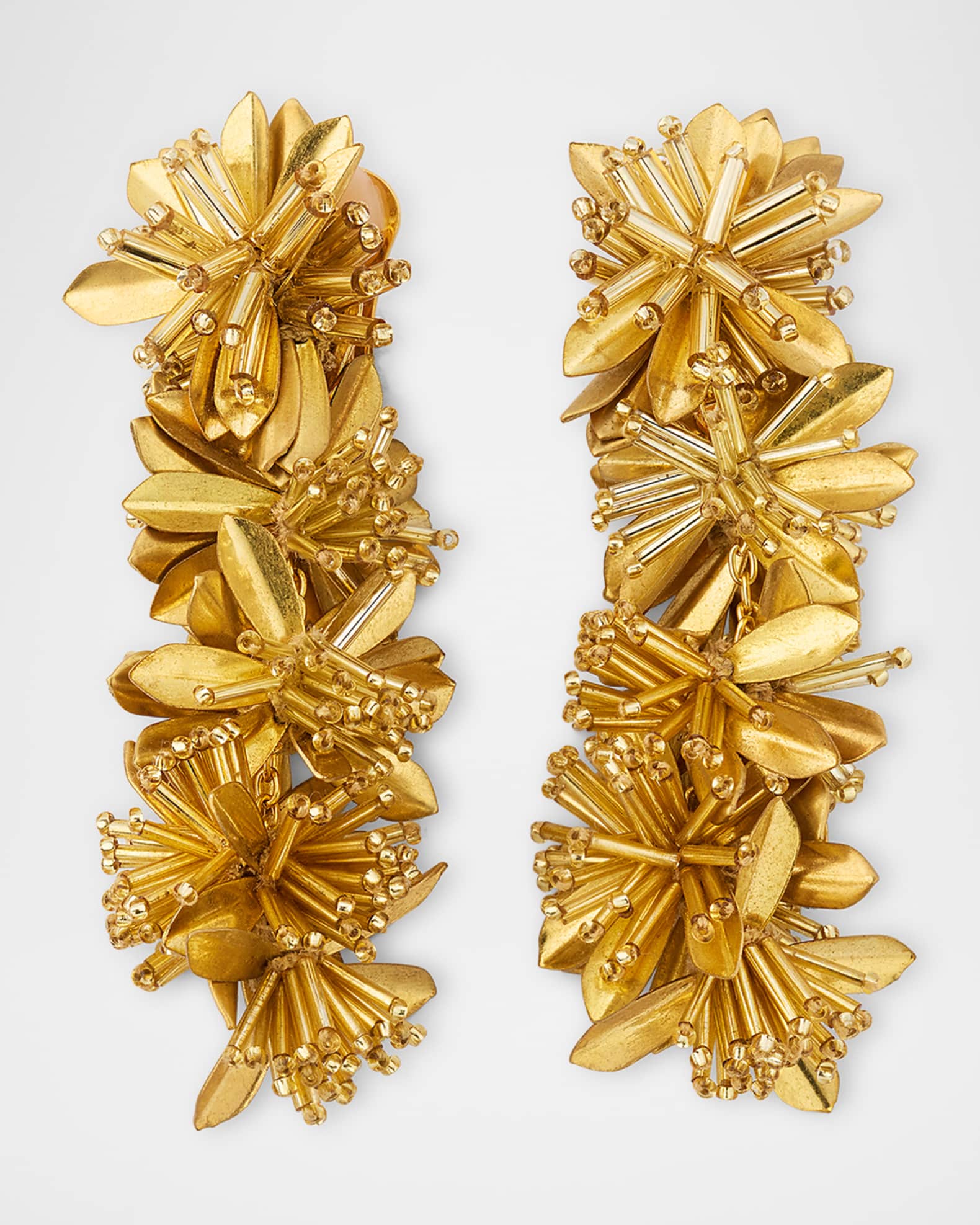 Oscar de la Renta Fireworks Tassel Earrings | Neiman Marcus
