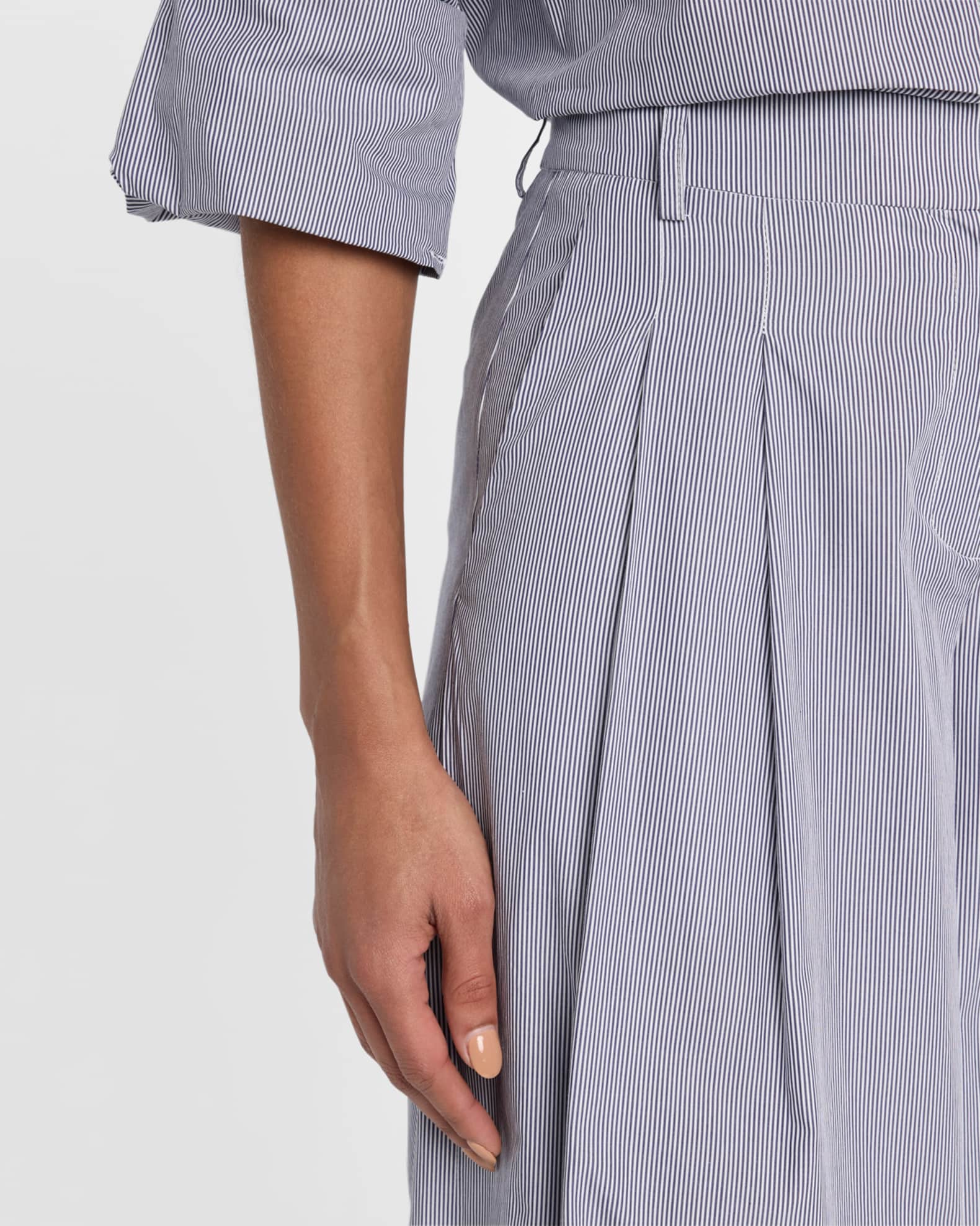 TWP New Didi Striped Wide-Leg Pants | Neiman Marcus