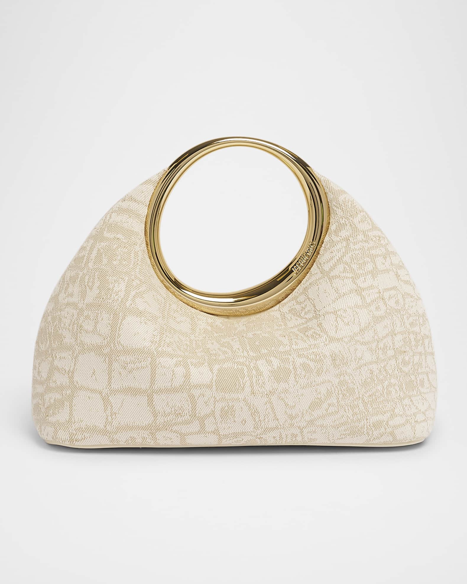 Jacquemus Le Petit Calino Croc-Printed Top-Handle Bag | Neiman Marcus