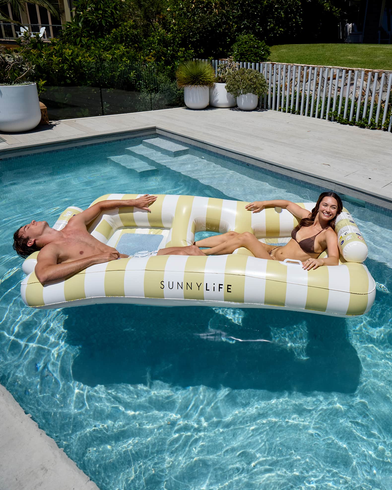 SUNNYLiFE Luxe Twin Inflatable Hammock Float | Neiman Marcus