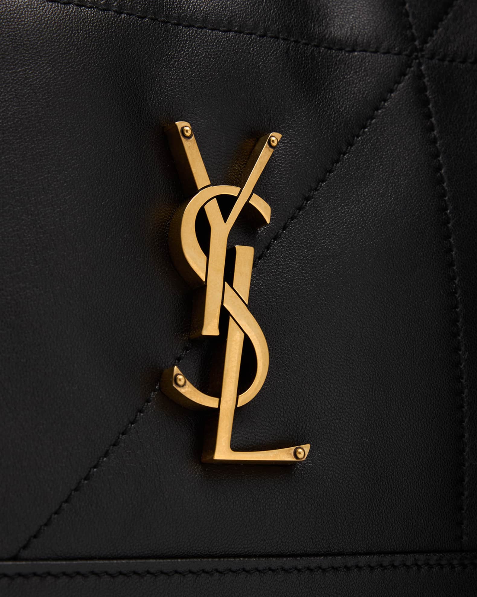 Saint Laurent Jamie 4.3 Small YSL Tote Bag in Quilted Leather | Neiman ...