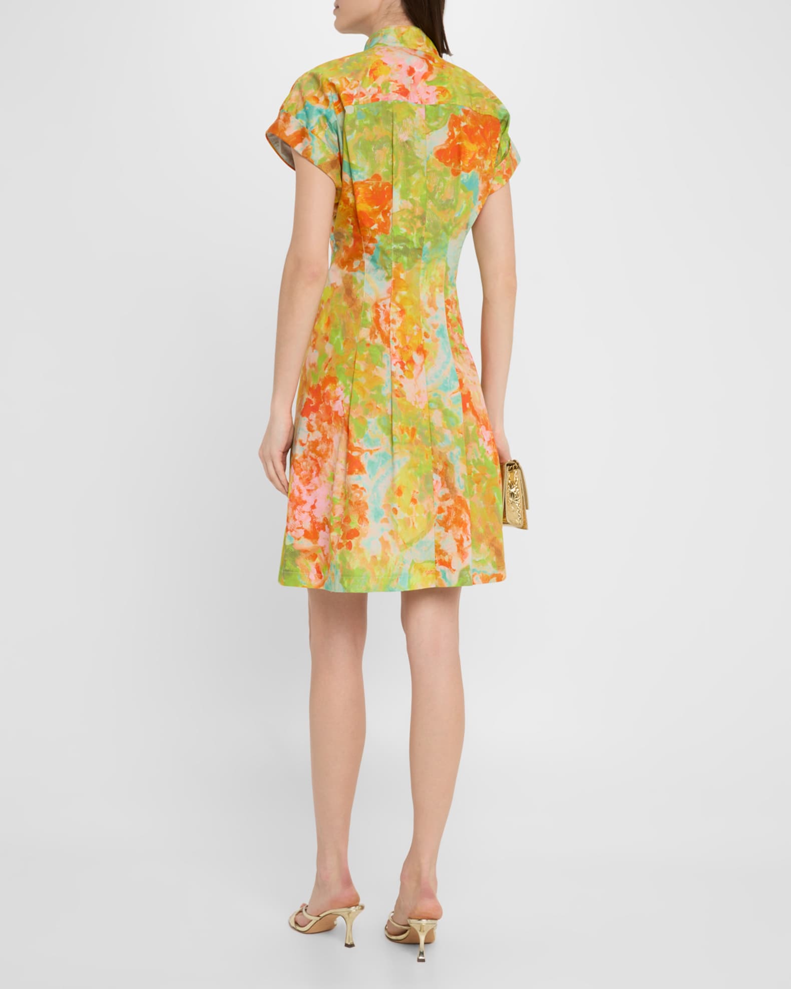 Finley Rocky Floral-Print Cotton Shirtdress | Neiman Marcus