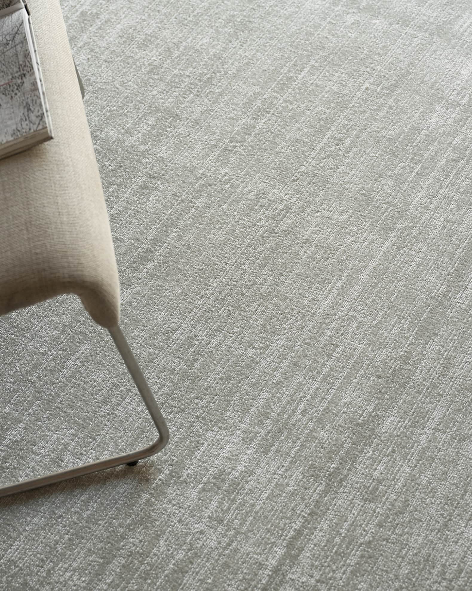 Martelli Modern Hand-Loomed Silver Rugs | Neiman Marcus