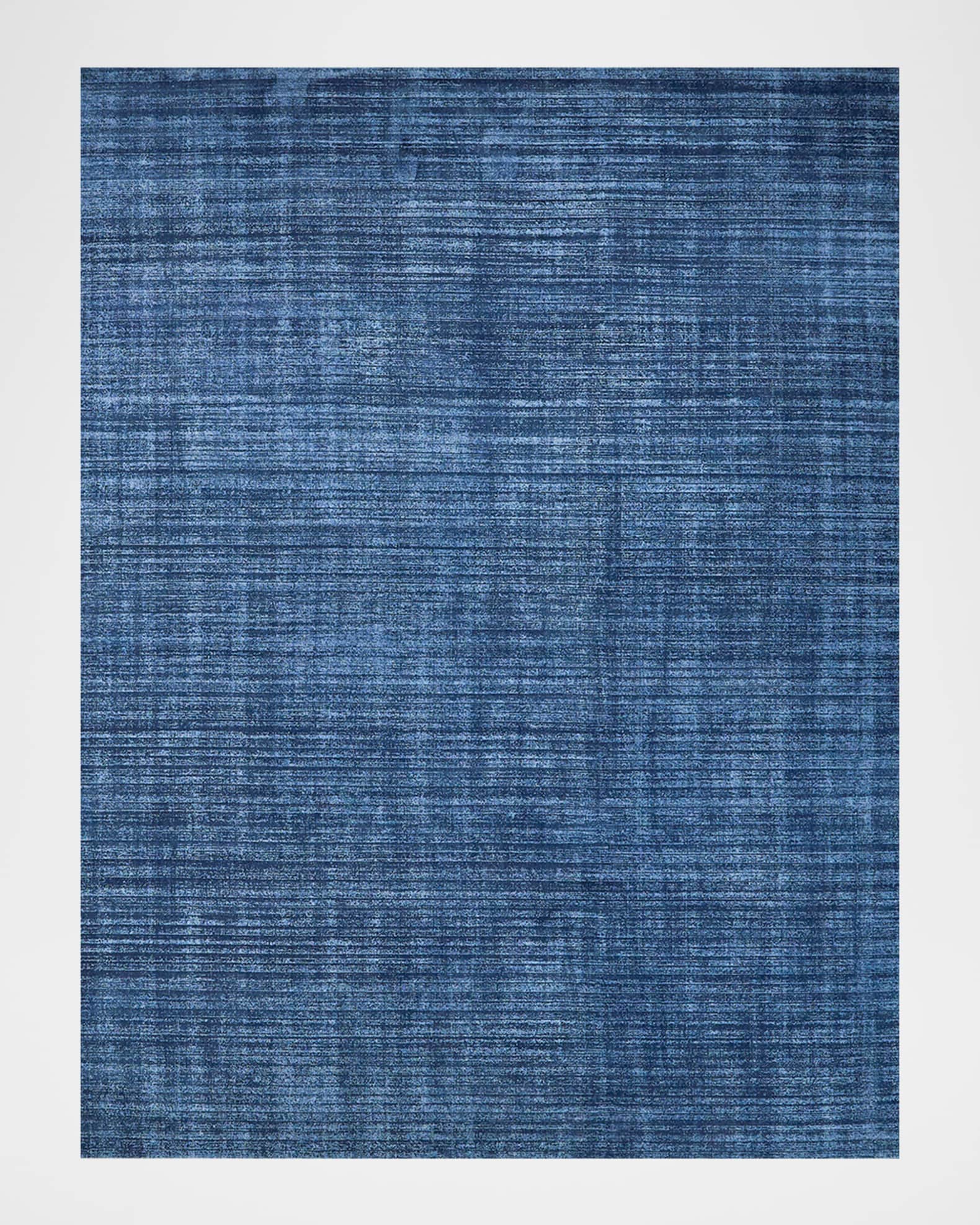 Exquisite Rugs Martelli Modern Hand-Loomed Navy Rug, 10' x 14' | Neiman ...