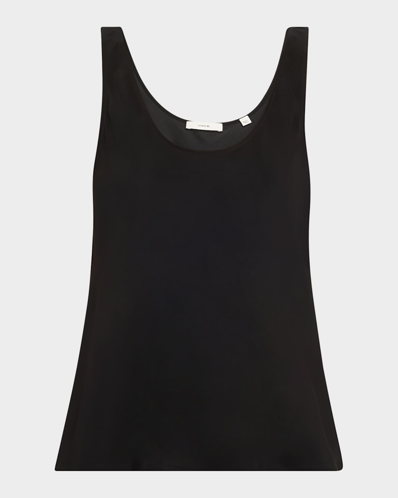Vince Scoop-Neck Bias Tank Top | Neiman Marcus
