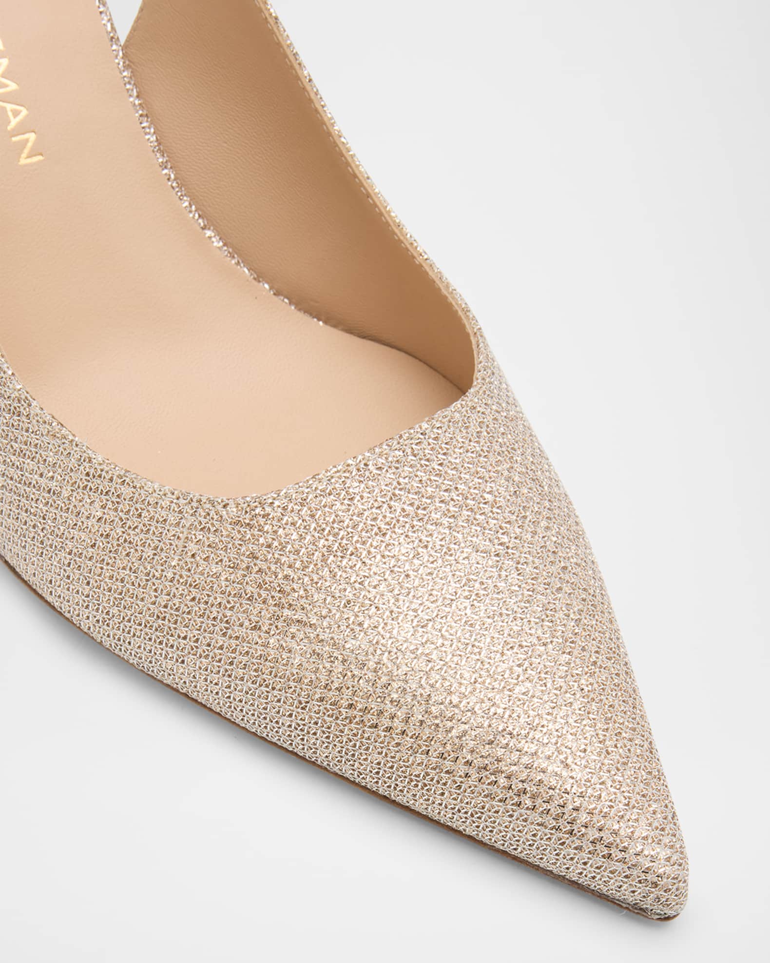 Stuart Weitzman Stuart Power Metallic Stiletto Pumps | Neiman Marcus