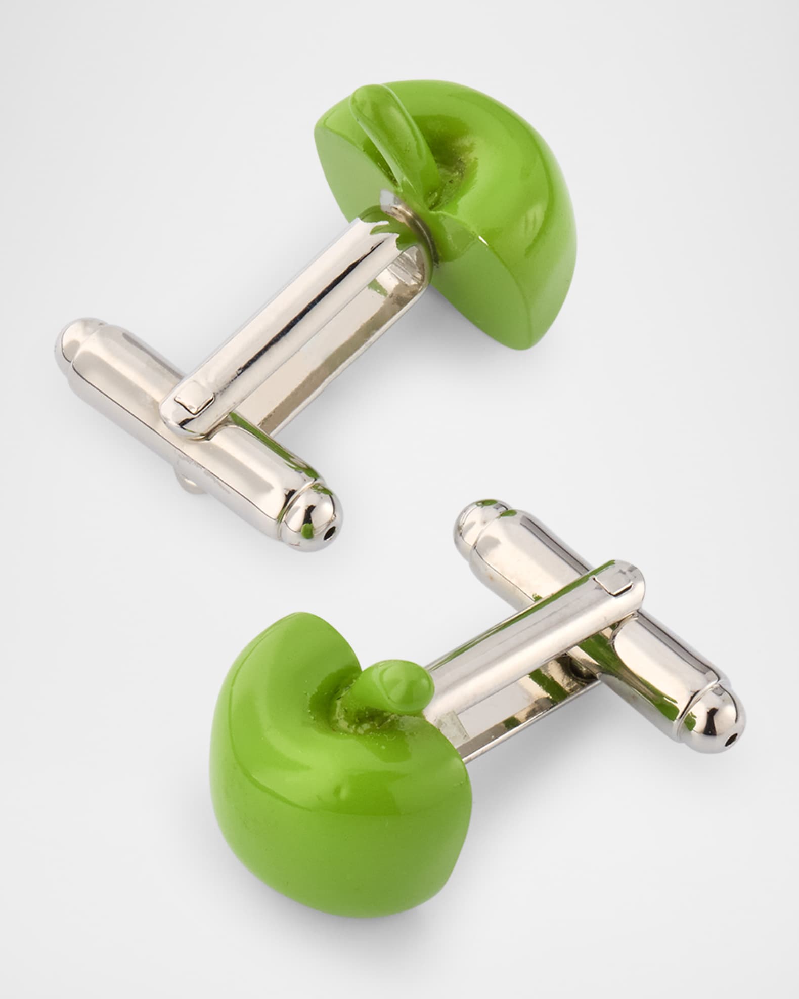 Link Up Men's Green Apple Cufflinks | Neiman Marcus
