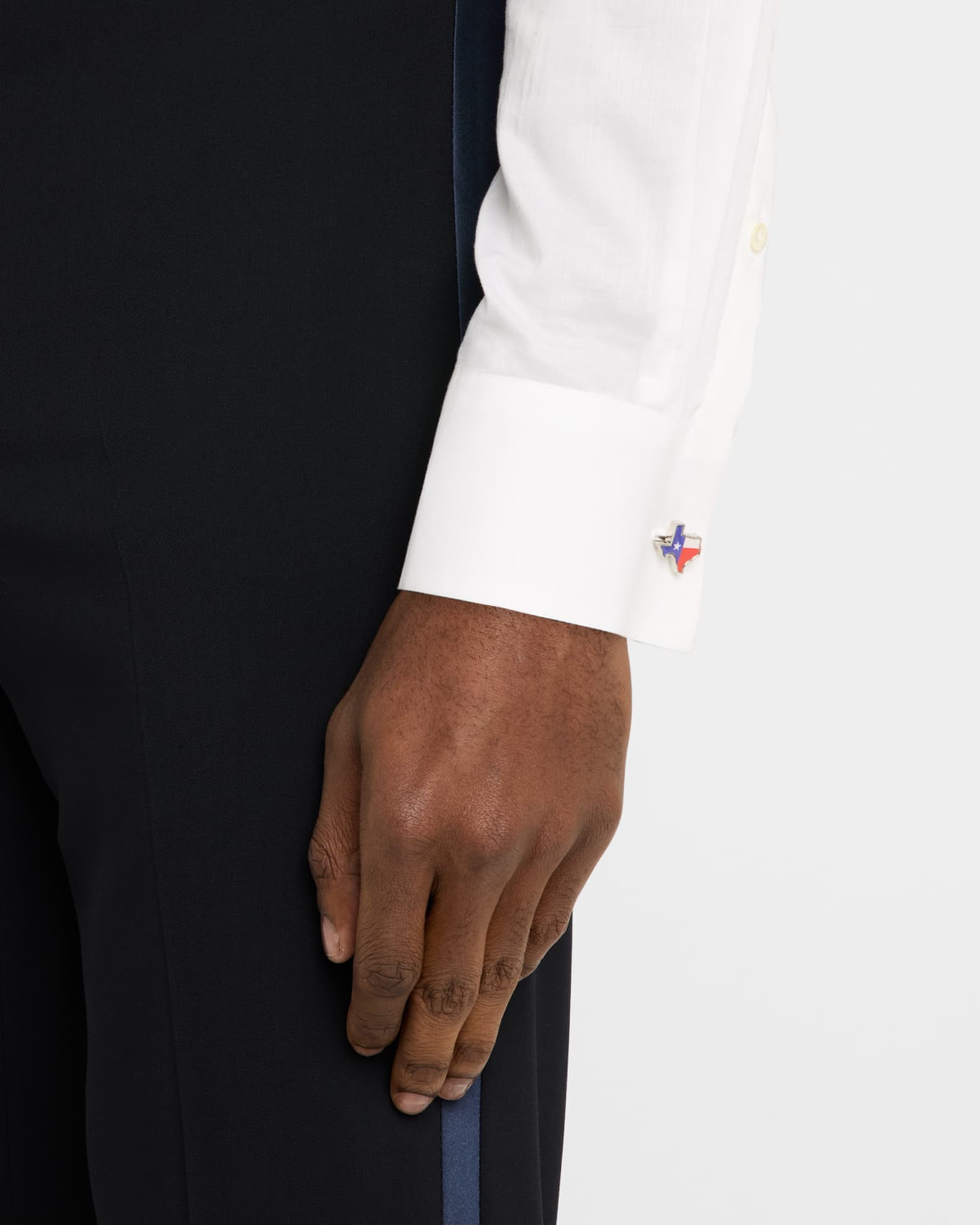 Link Up Men's State Of Texas Flag Cufflinks | Neiman Marcus