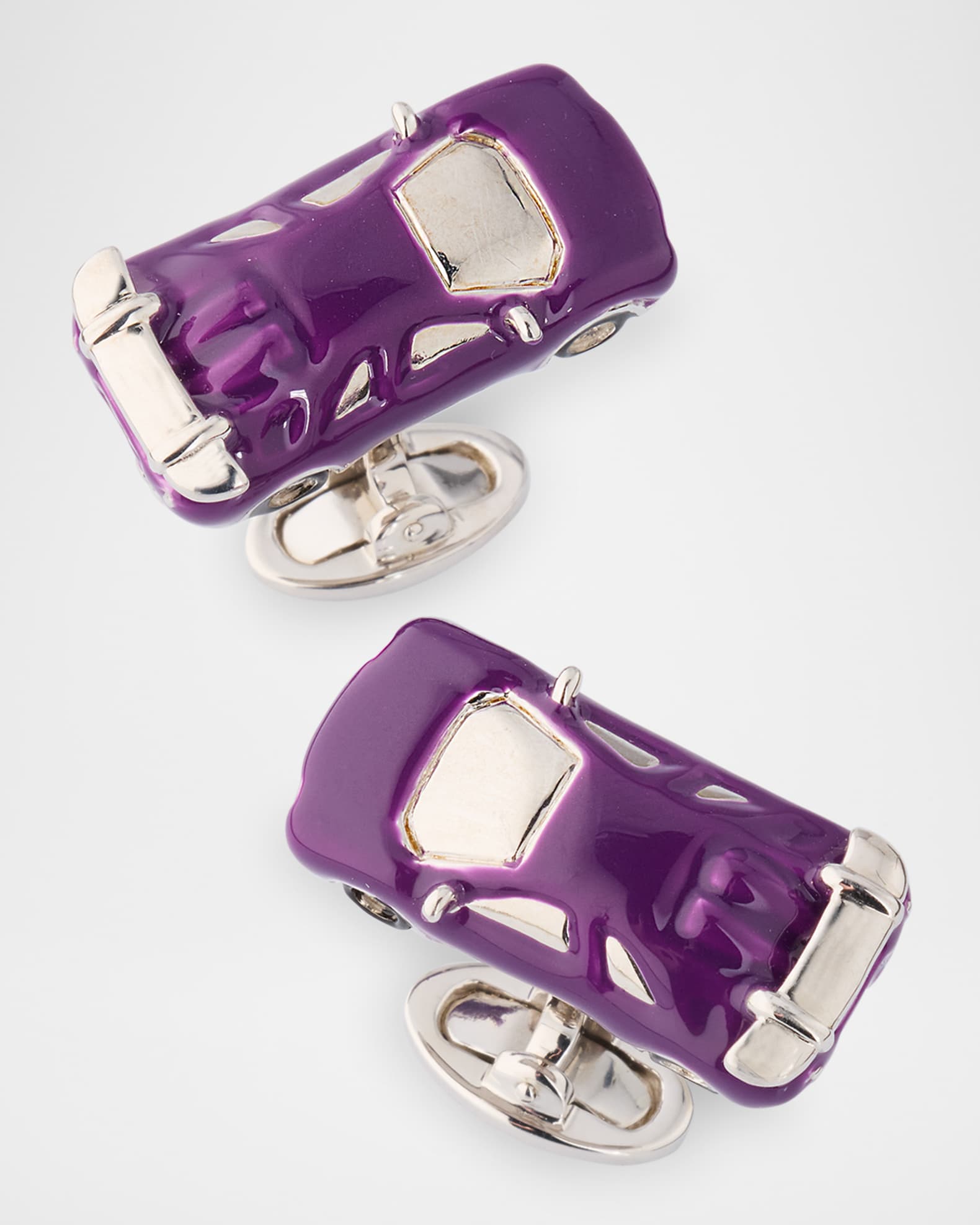 Jan Leslie Men's Race Car Sterling Silver Cufflinks | Neiman Marcus