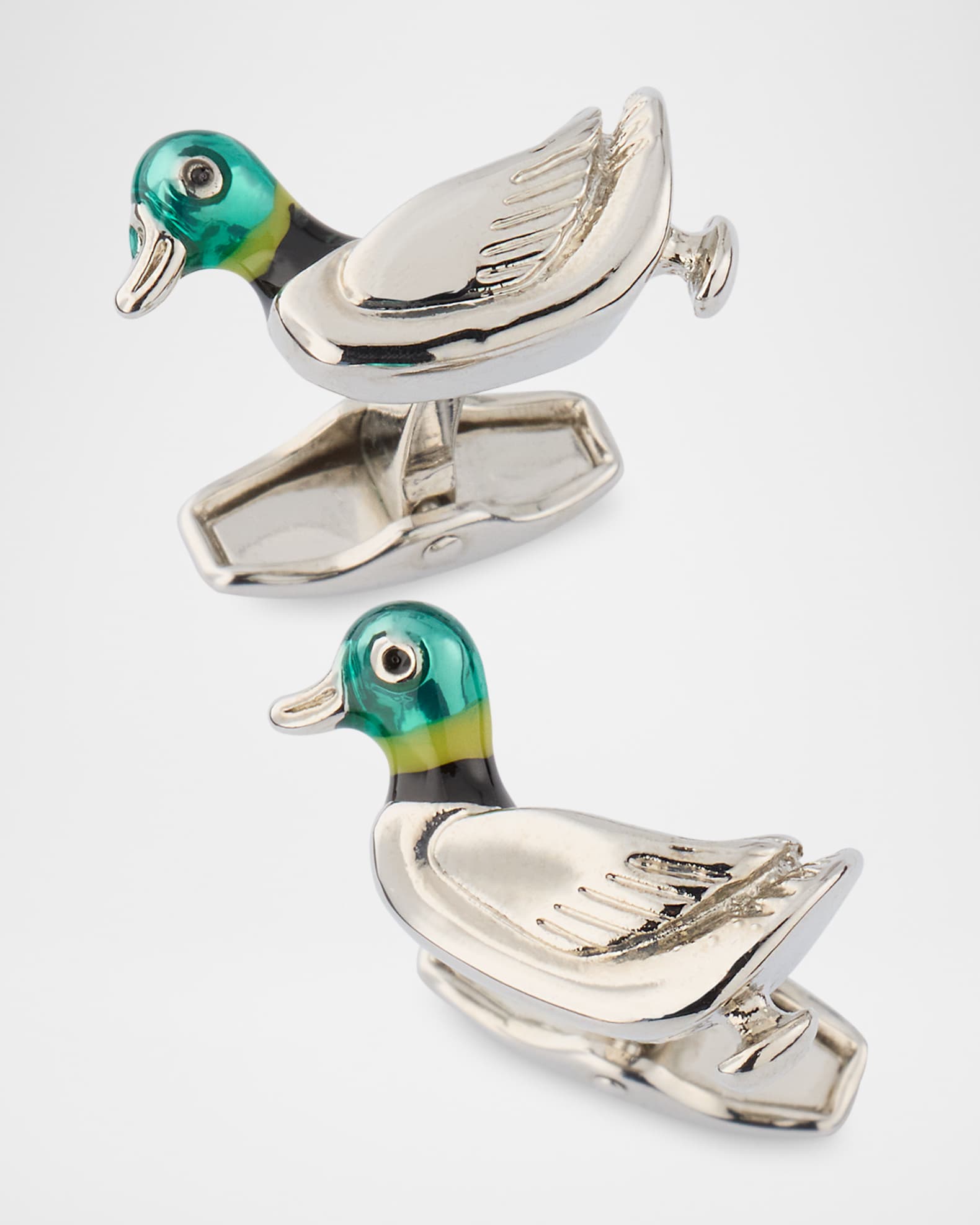Link Up Men's Mallard Duck Cufflinks | Neiman Marcus