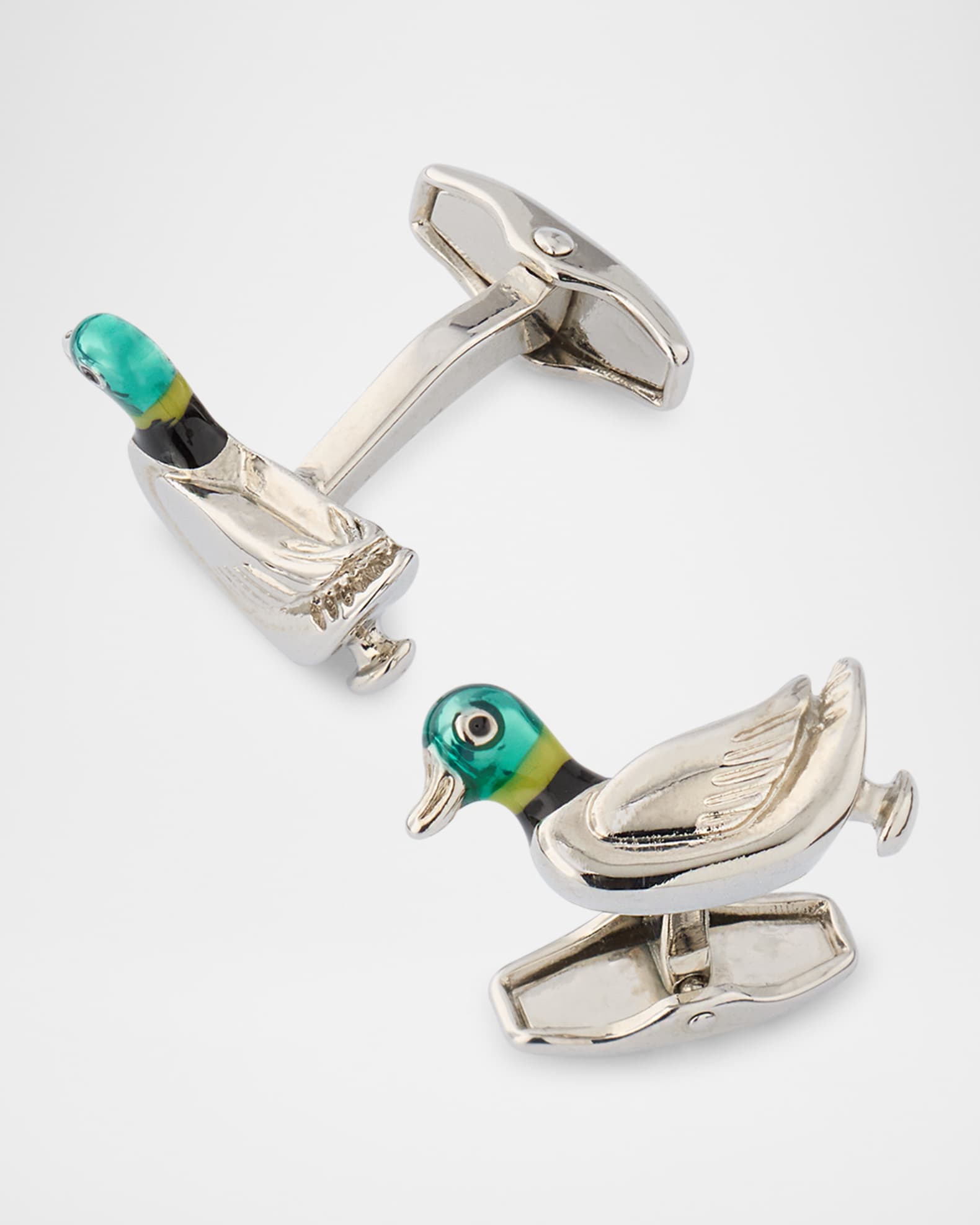 Link Up Men's Mallard Duck Cufflinks | Neiman Marcus