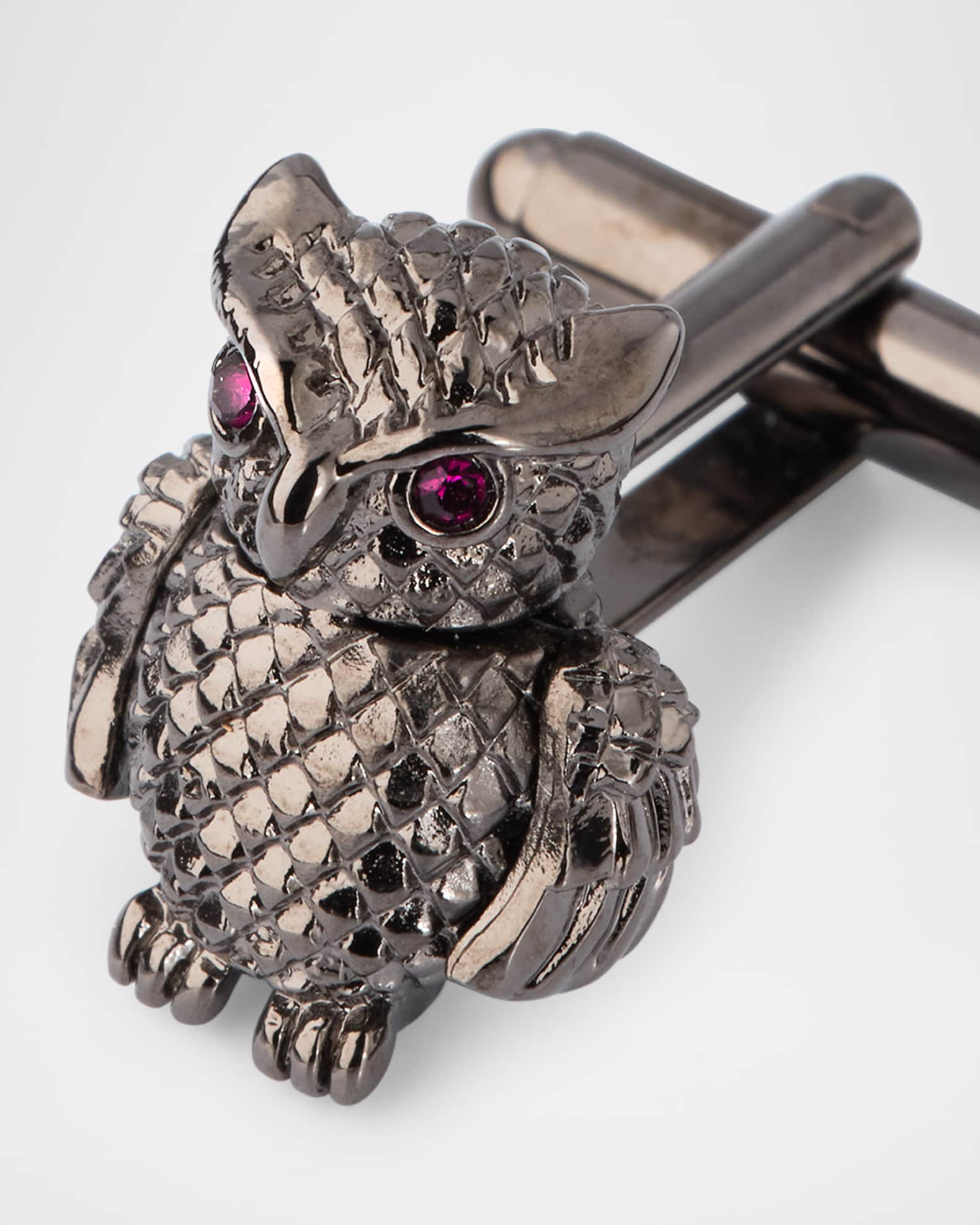 Link Up Men's Owl Moving Wings Cufflinks | Neiman Marcus