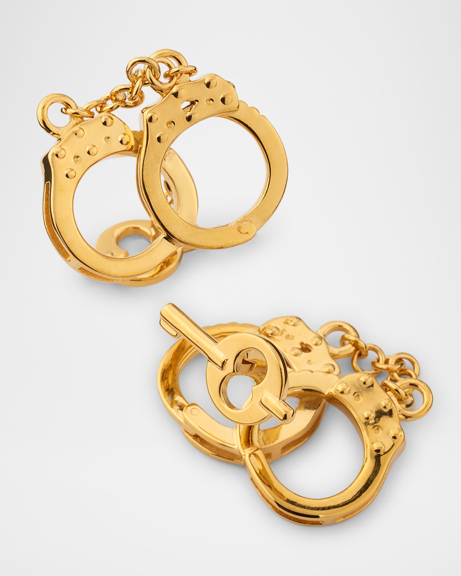 Jan Leslie Men's 18K Gold Vermeil Handcuff Cufflinks | Neiman Marcus