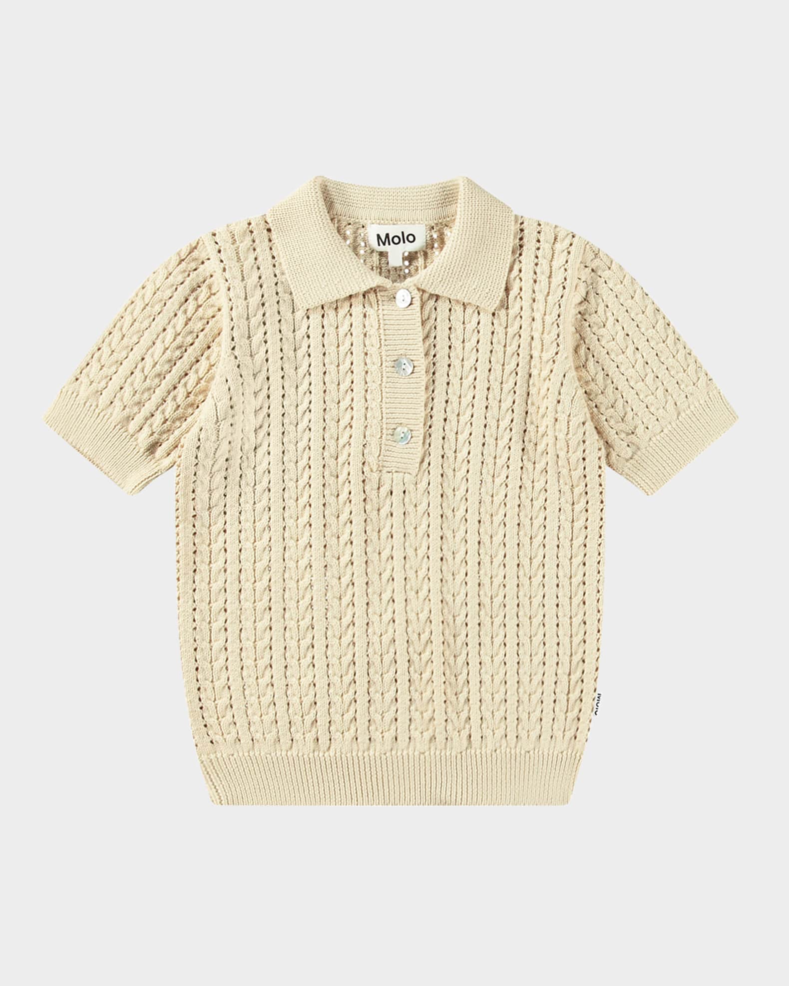 Girl's Gretel Short-Sleeve Polo Shirt | Neiman Marcus