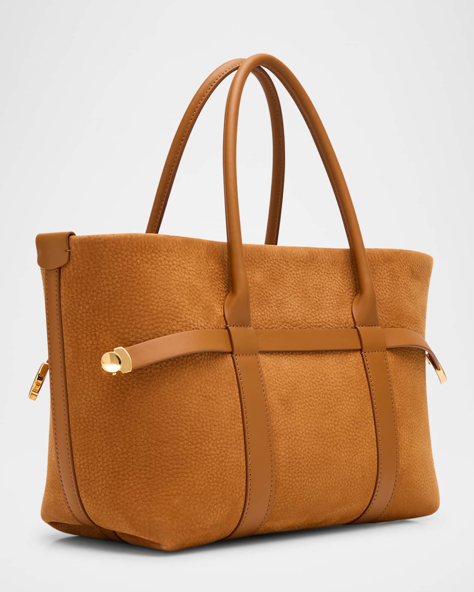 Loro Piana Ghiera Small Grained Nubuck Tote Bag | Neiman Marcus