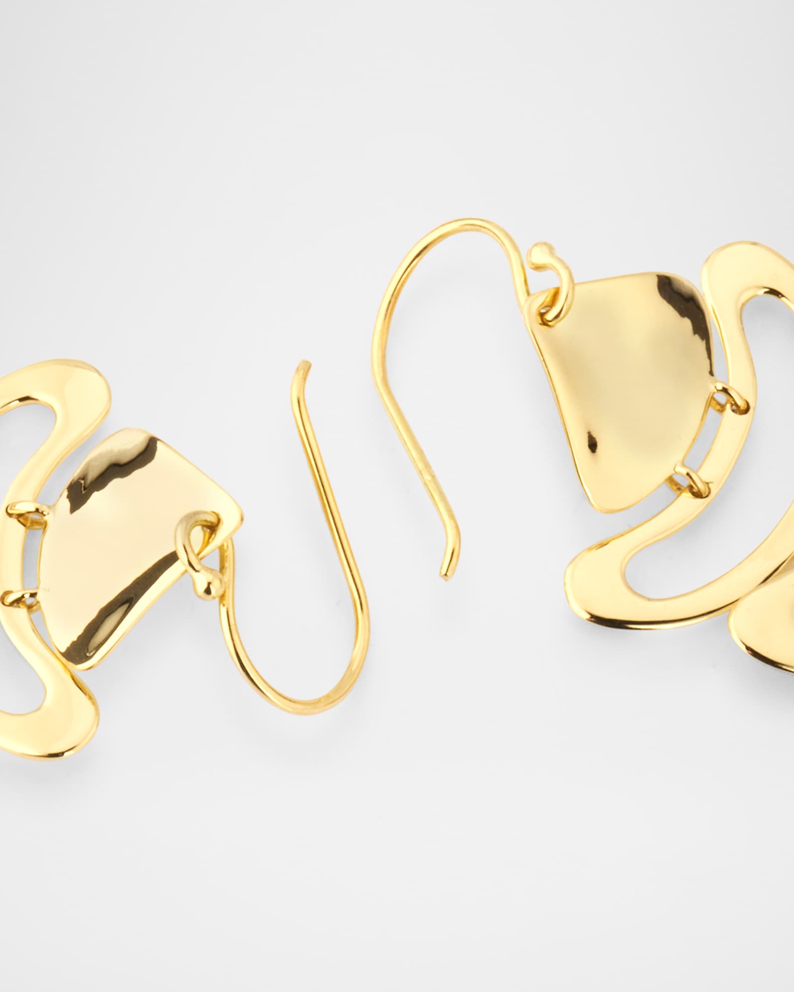 Ippolita 18K Classico Wavy Organic Open Shape 7-Tier Dangle Earrings ...