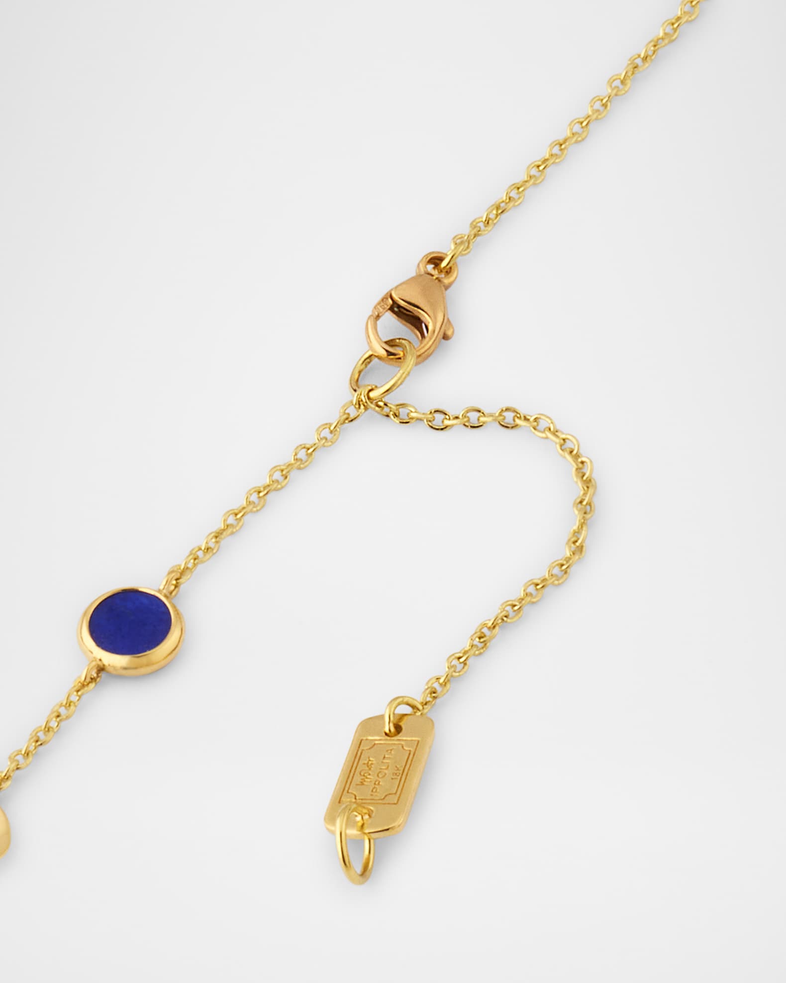 Ippolita 18K Polished Rock Candy Wavy Disc and Lapis Stone Slice ...