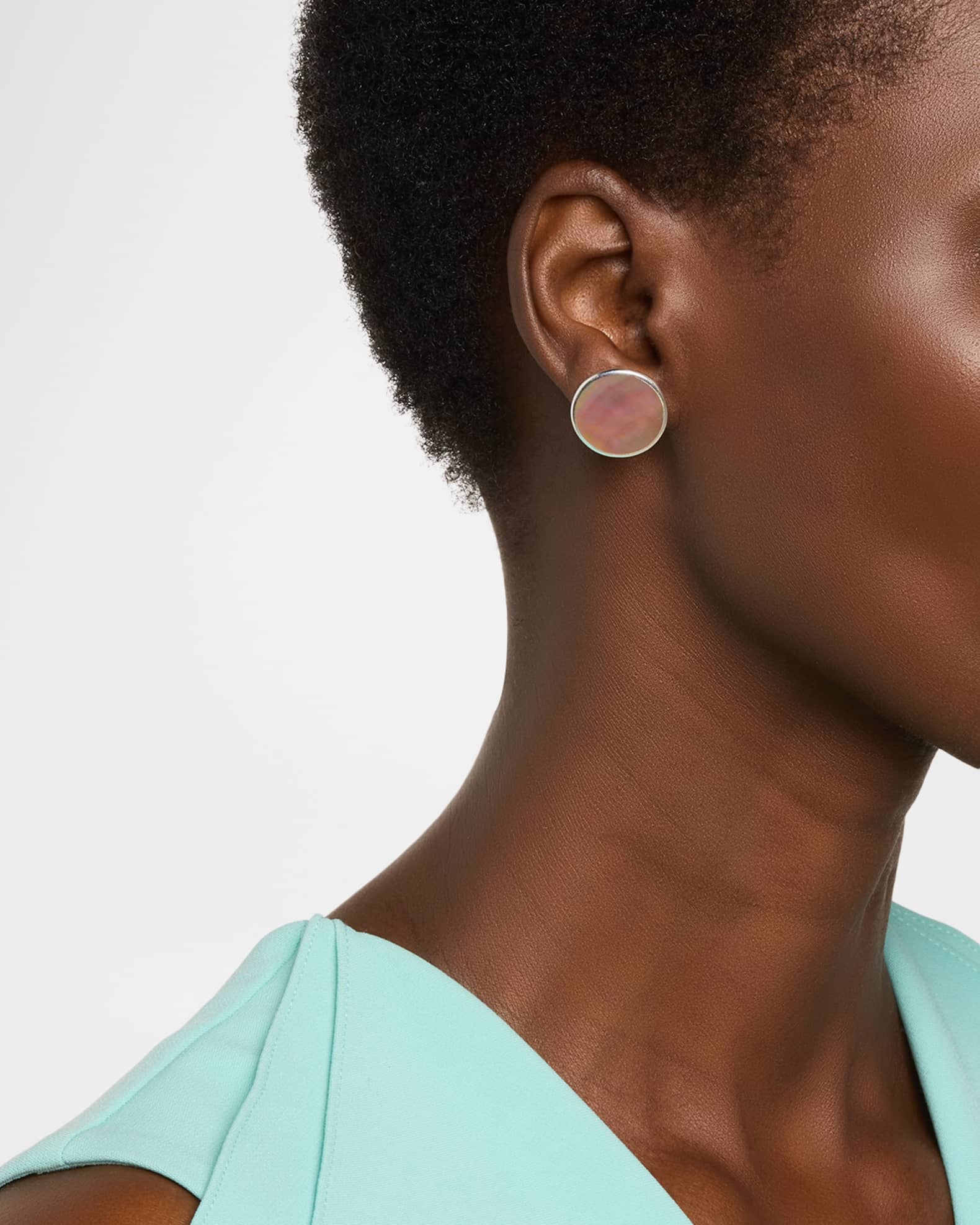 Ippolita Rock Candy Sterling Silver Large Round Stud Earrings | Neiman ...