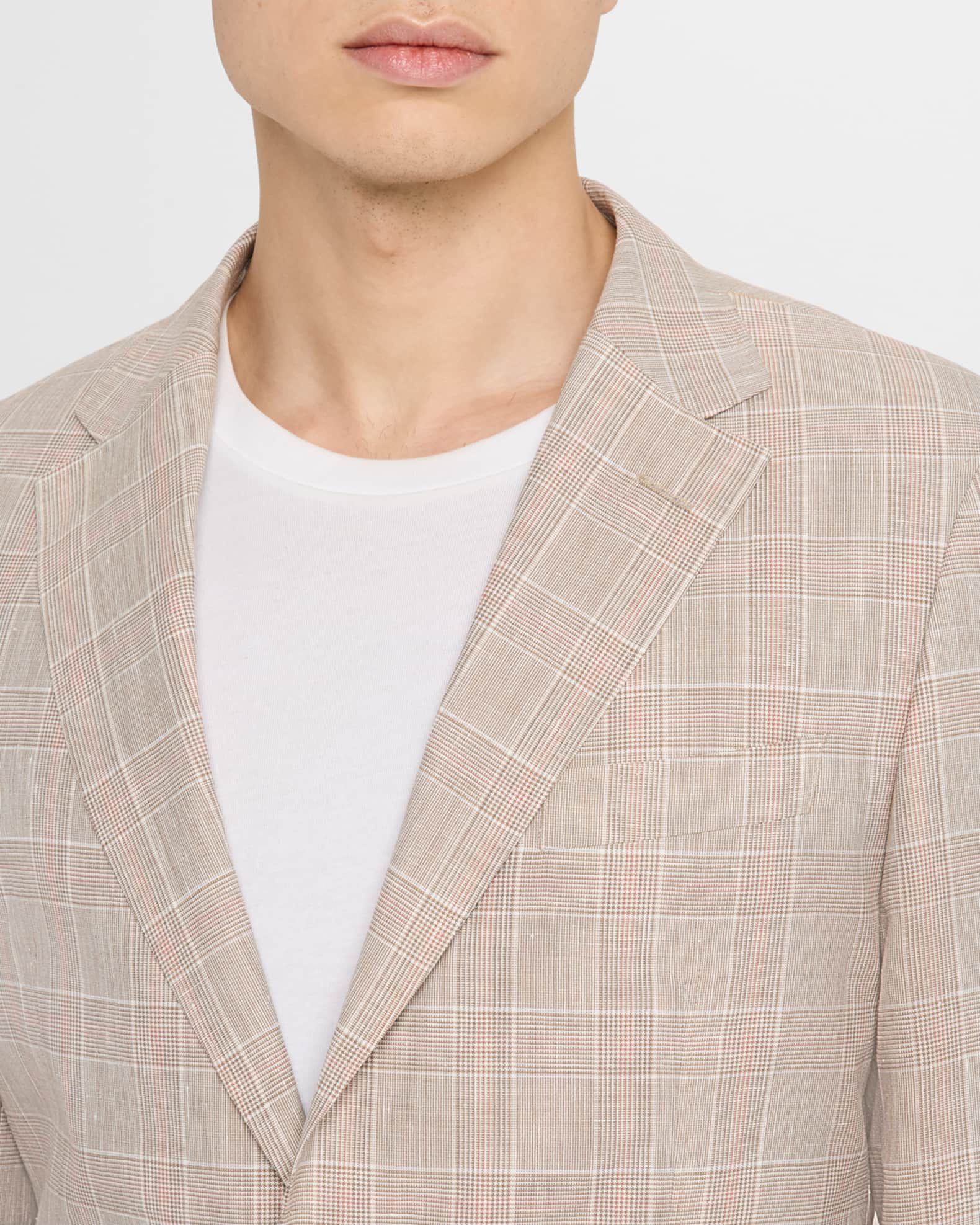 BOSS Camel Men's Heston Windowpane Two-Piece Suit | Neiman Marcus