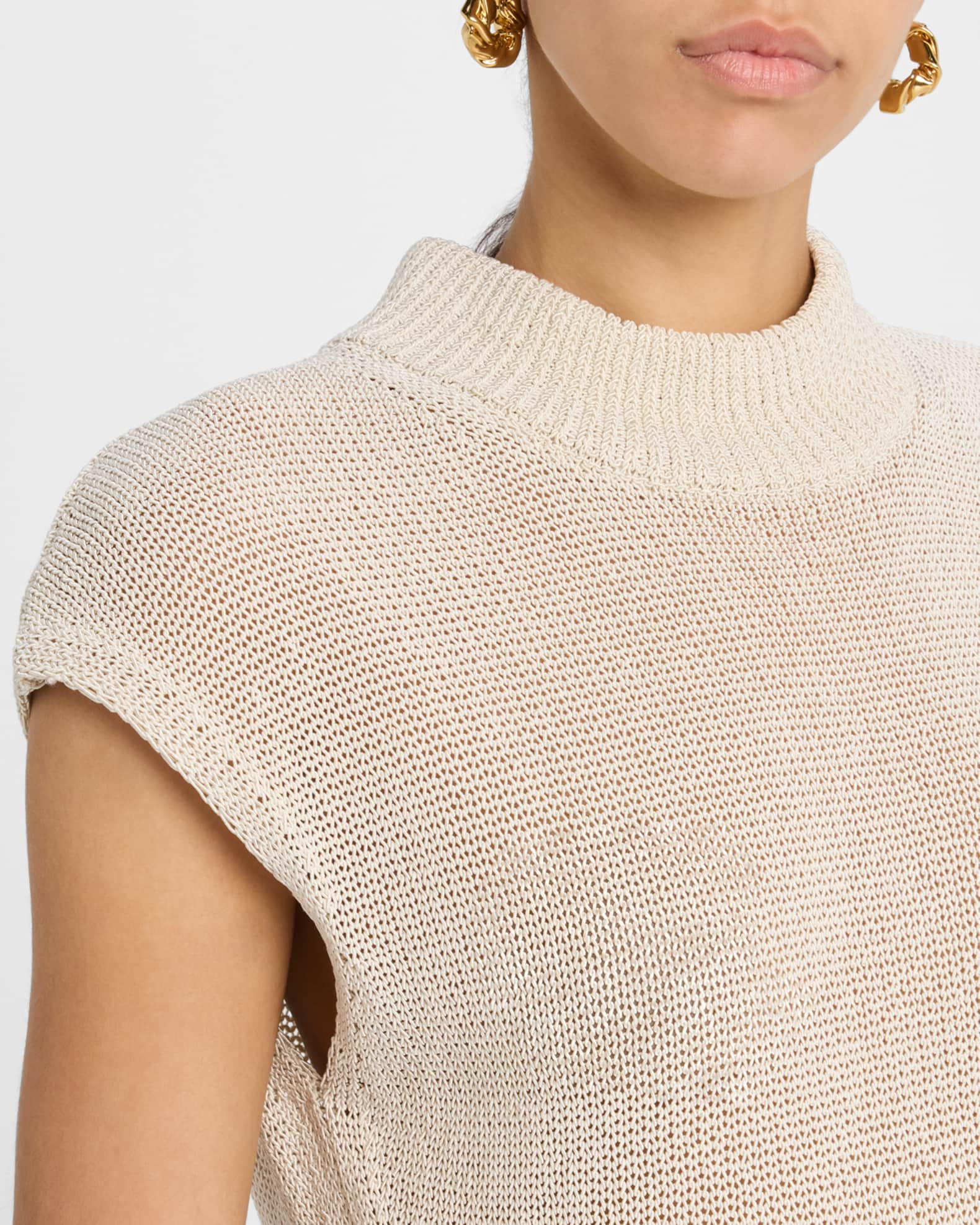 A.L.C. Edith Asymmetric Knit Top | Neiman Marcus