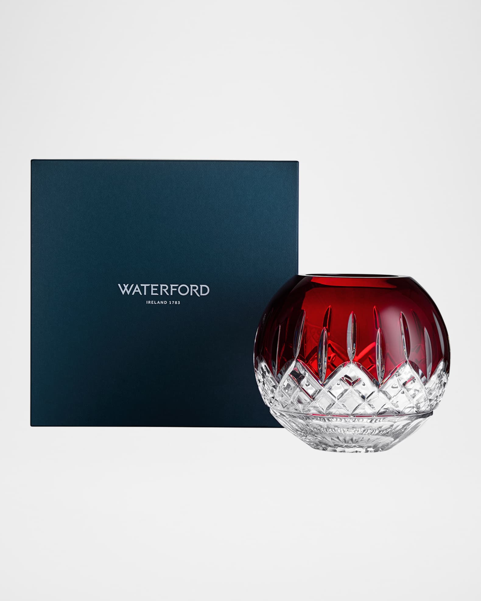 Waterford Crystal Lismore Red Rose Bowl, 8" | Neiman Marcus