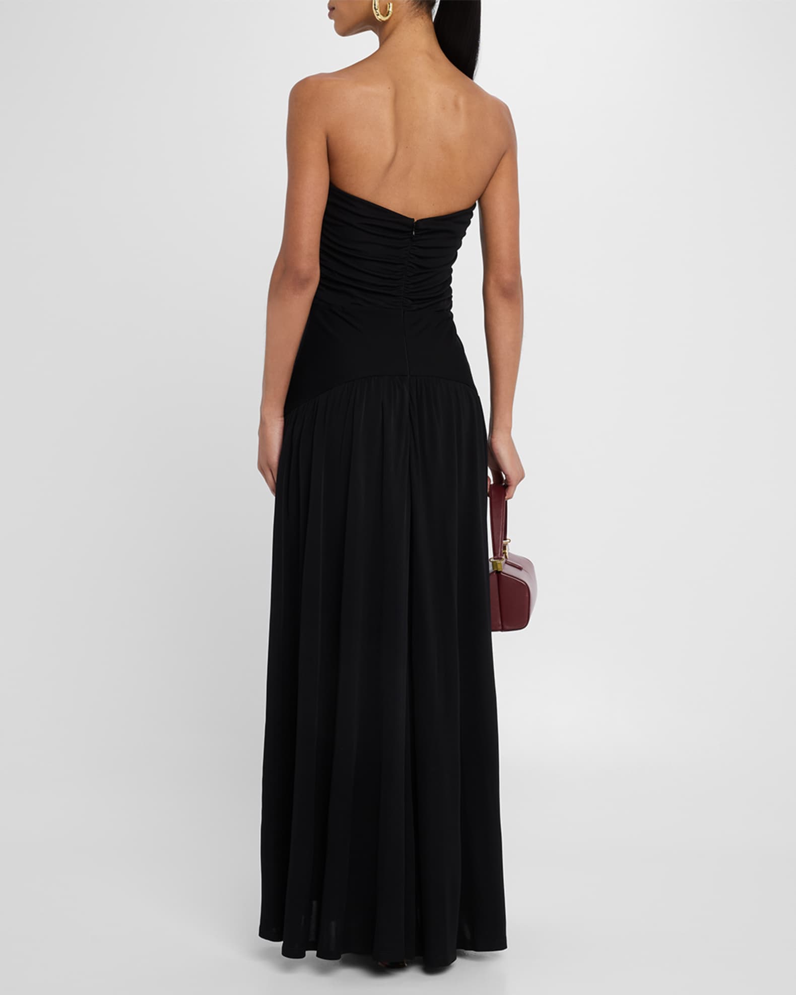 STAUD Mariana Strapless Maxi Dress | Neiman Marcus