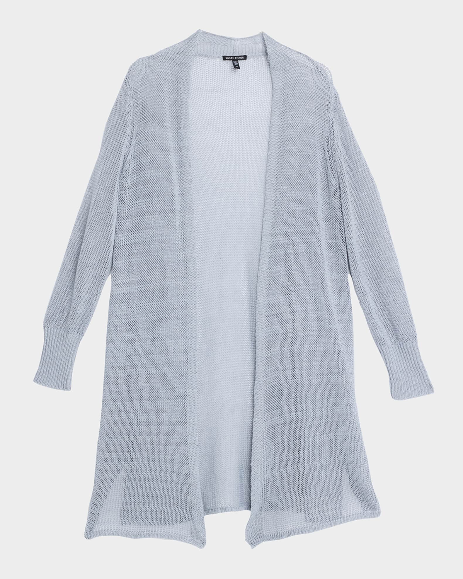 Eileen Fisher Knit Open-Front Long Cardigan | Neiman Marcus
