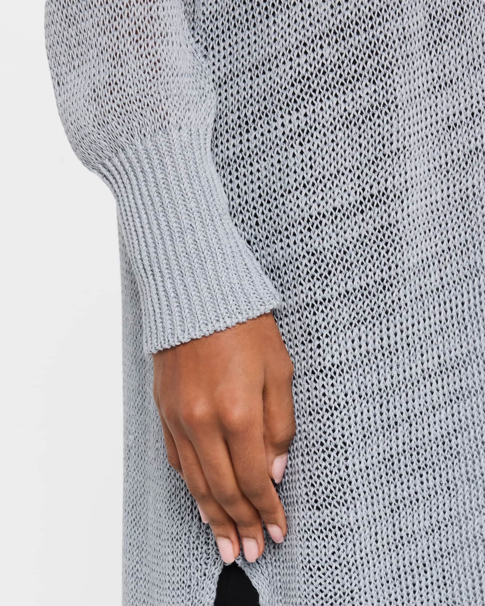 Eileen Fisher Knit Open-Front Long Cardigan | Neiman Marcus