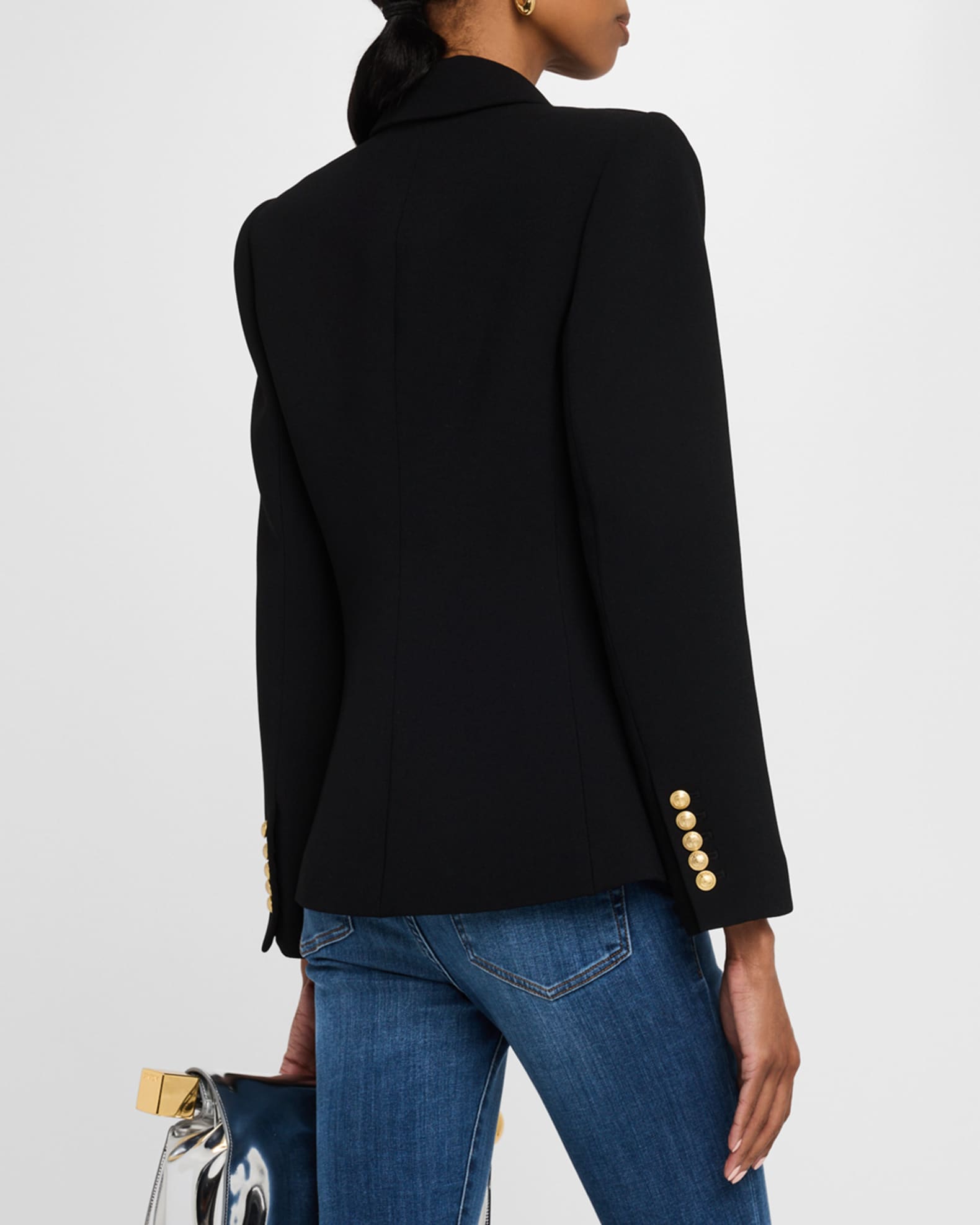 Kobi Halperin Jaxy Double-Breasted Blazer Jacket | Neiman Marcus