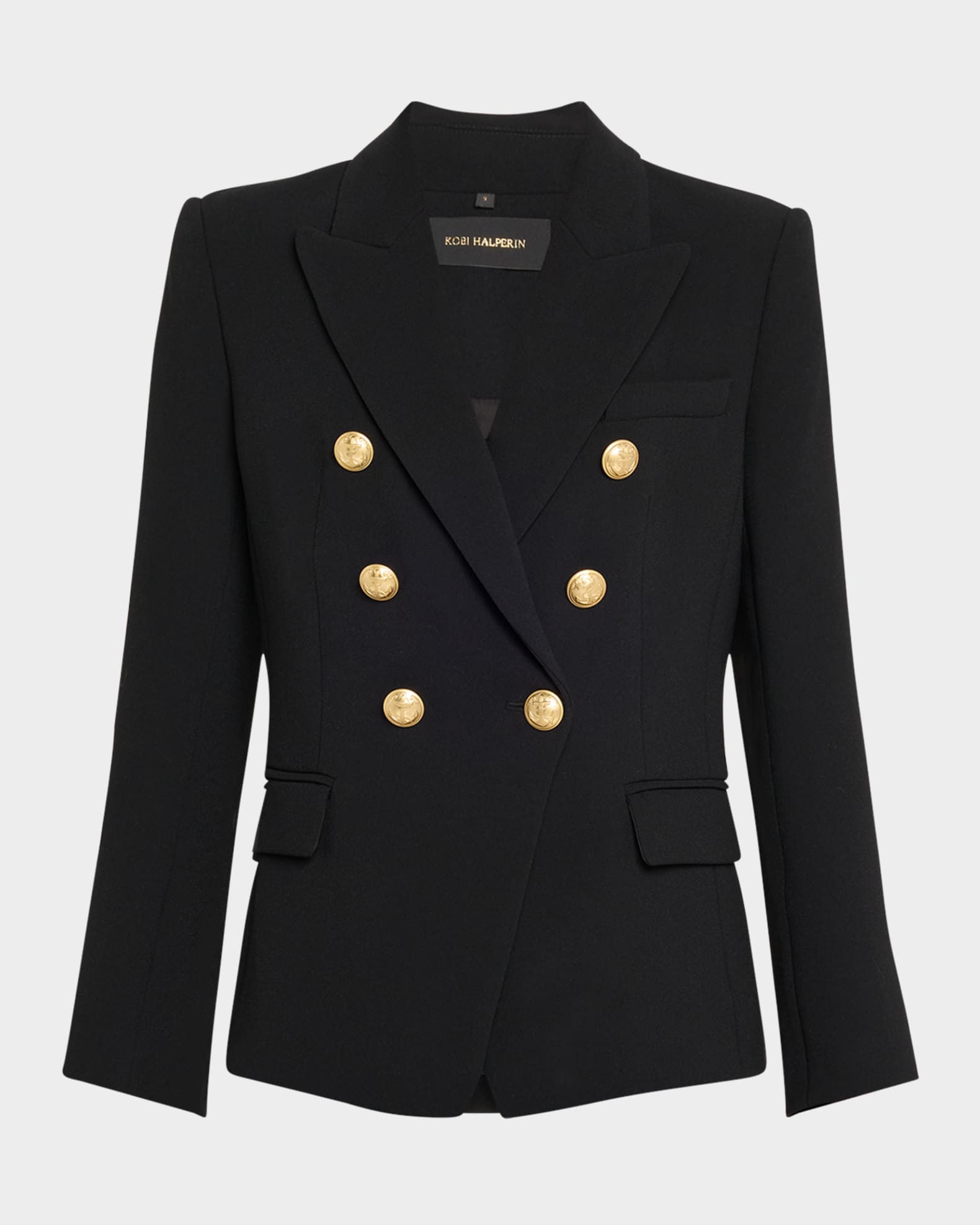 Kobi Halperin Jaxy Double-Breasted Blazer Jacket | Neiman Marcus
