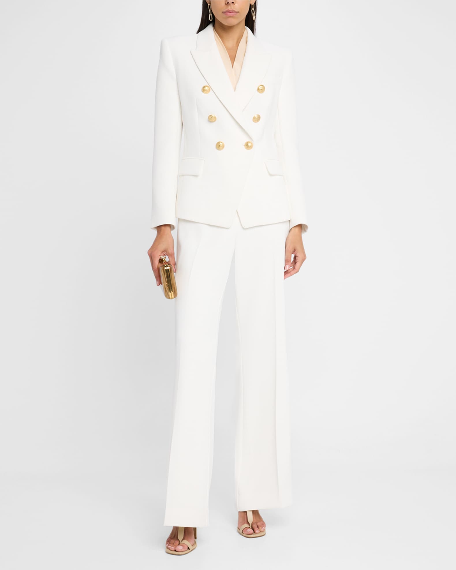 Kobi Halperin Jaxy Double-Breasted Blazer Jacket | Neiman Marcus
