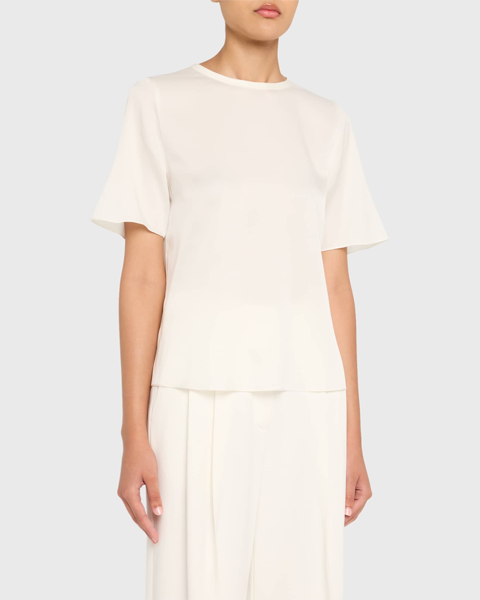 Kobi Halperin Maryl Crewneck Silk Blouse | Neiman Marcus
