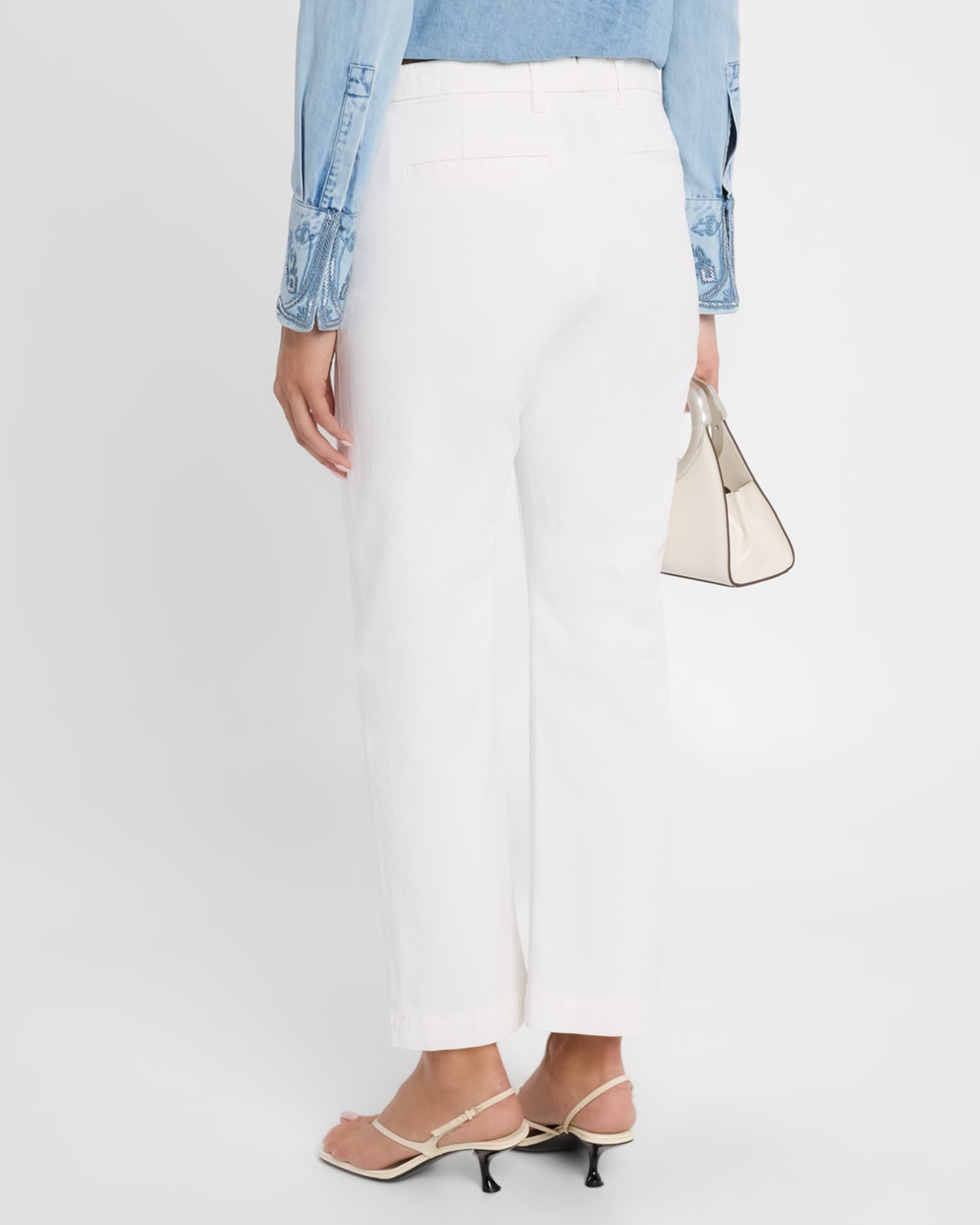 Kobi Halperin Hope Straight-Leg Stretch Cotton Pants | Neiman Marcus