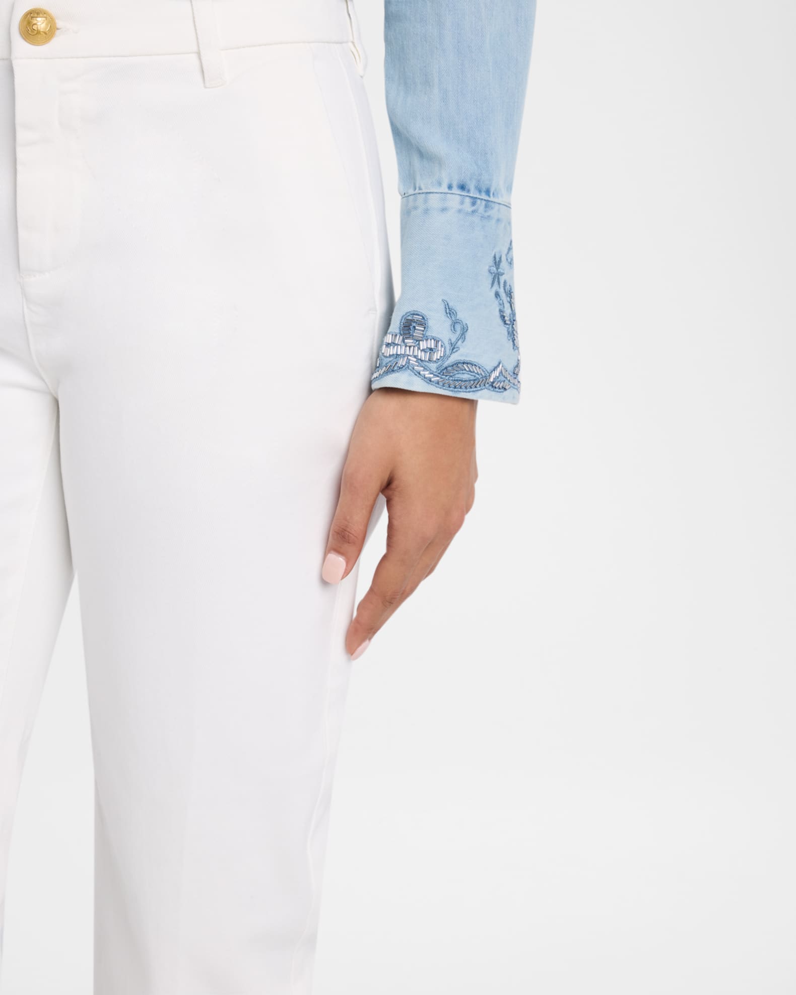 Kobi Halperin Hope Straight-Leg Stretch Cotton Pants | Neiman Marcus