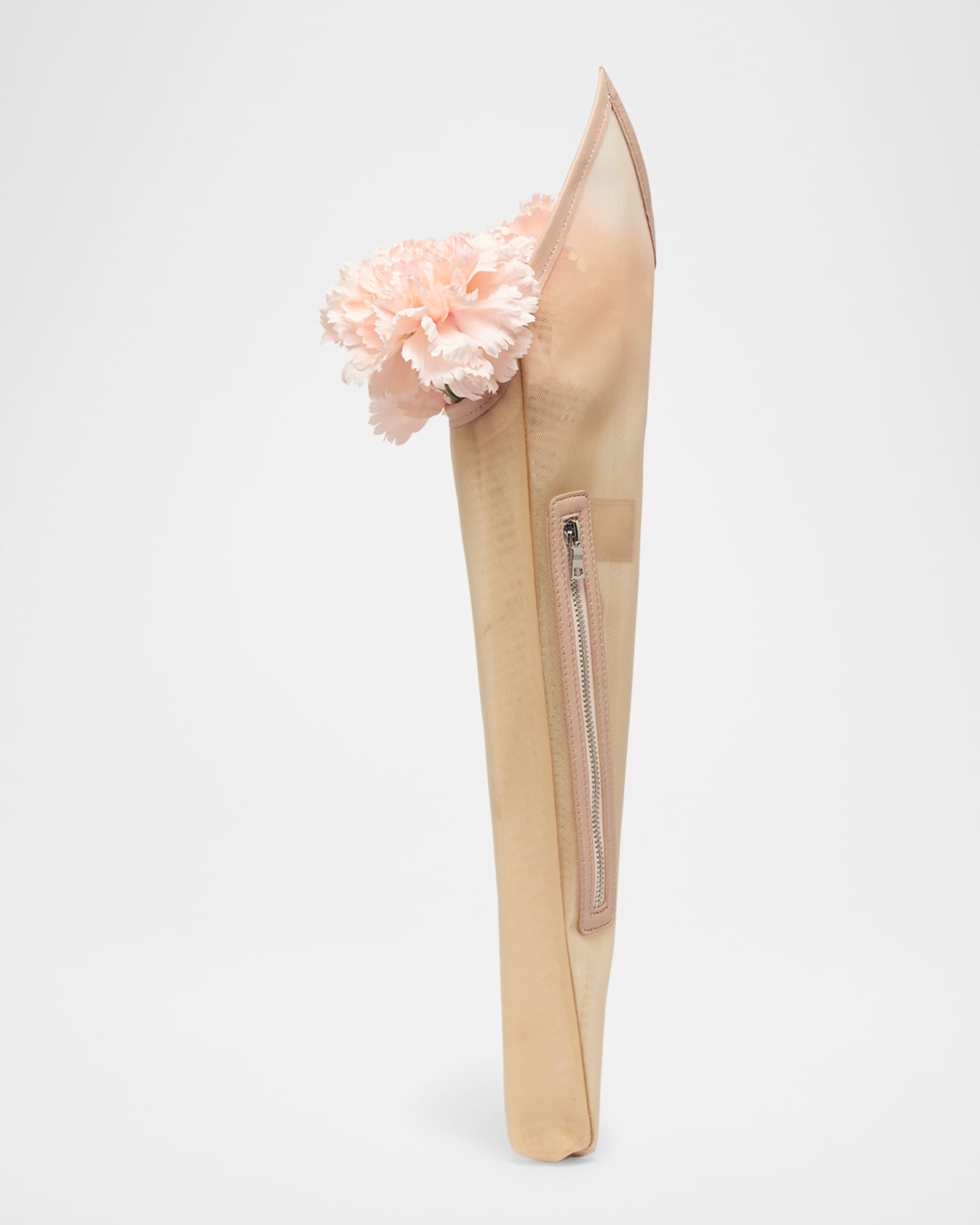 Simone Rocha XL Stuffed Carnation Bouquet Clutch Bag | Neiman Marcus