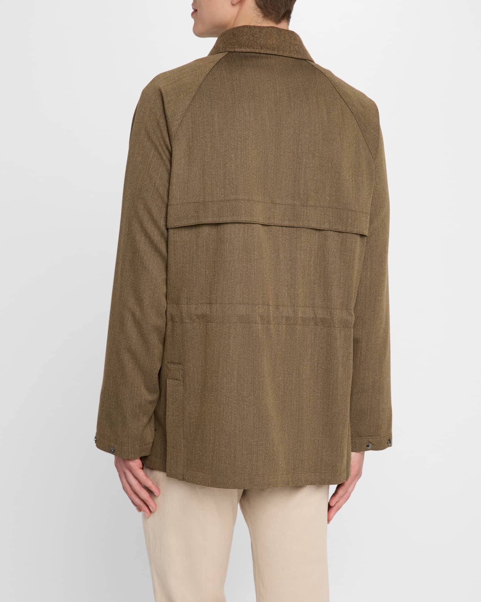 Loro Piana Men's Horsey® Wool Jacket | Neiman Marcus