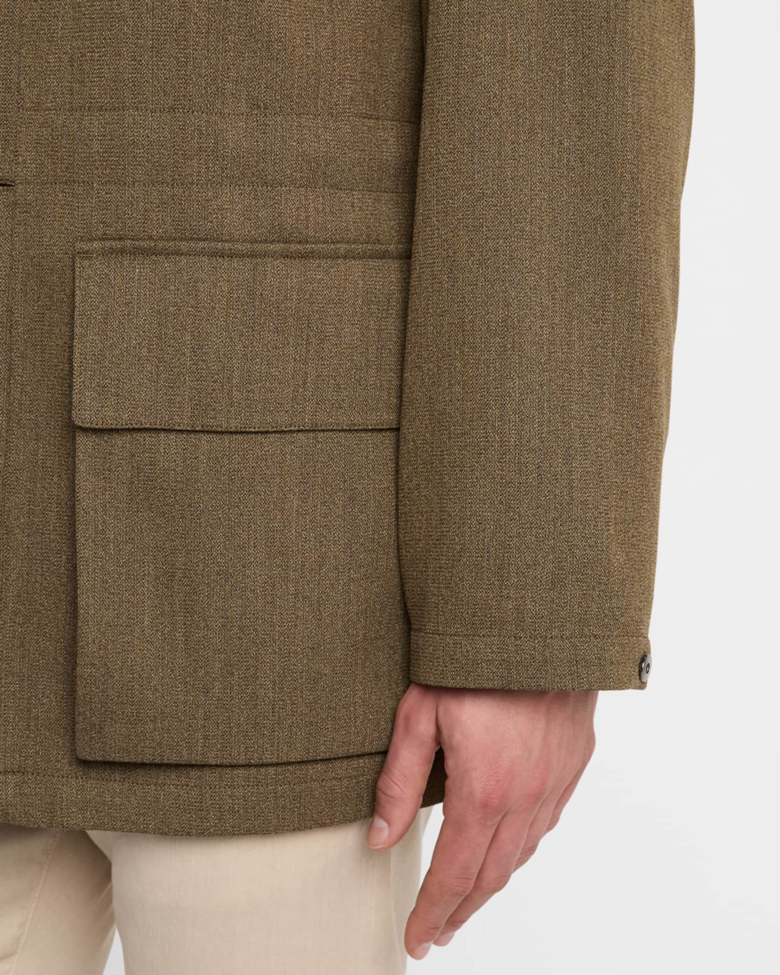 Loro Piana Men's Horsey® Wool Jacket | Neiman Marcus