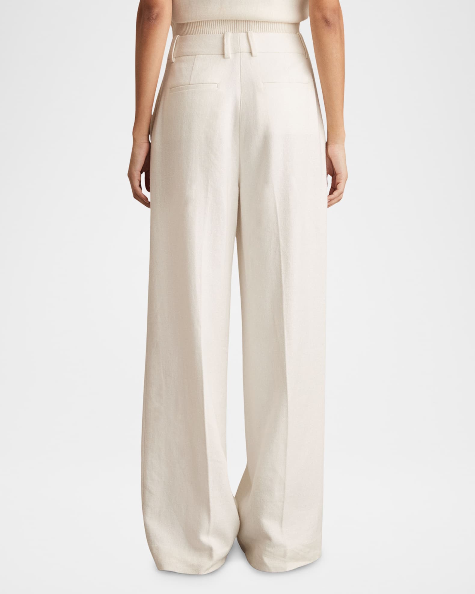 Reiss Devon High-Rise Wide-Leg Pants | Neiman Marcus