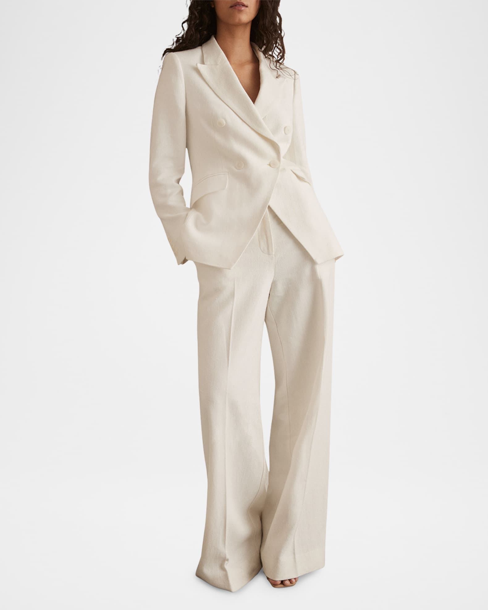 Reiss Devon Double-Breasted Suit Jacket | Neiman Marcus