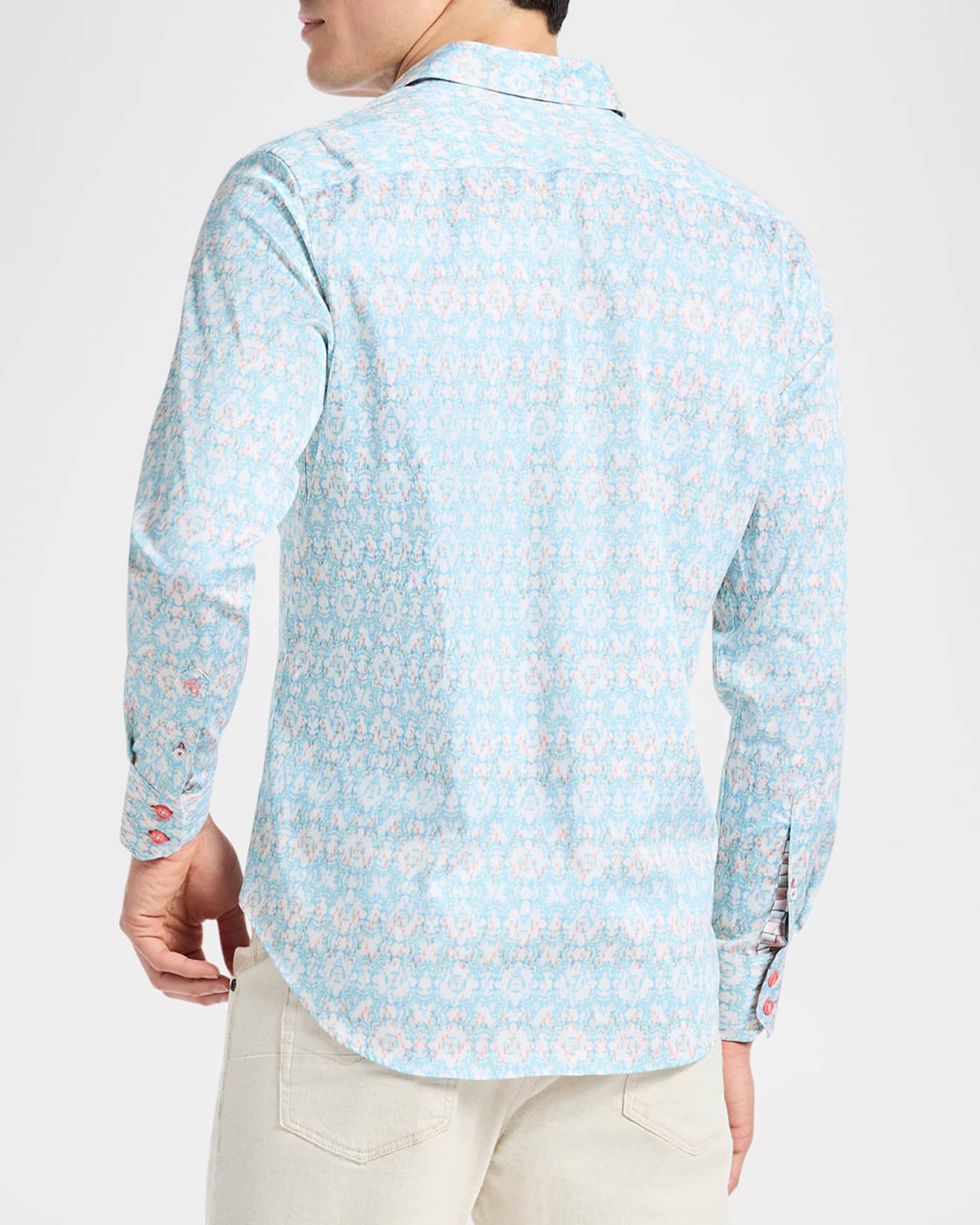 Robert Graham Men's Mariage Cotton-Stretch Sport Shirt | Neiman Marcus