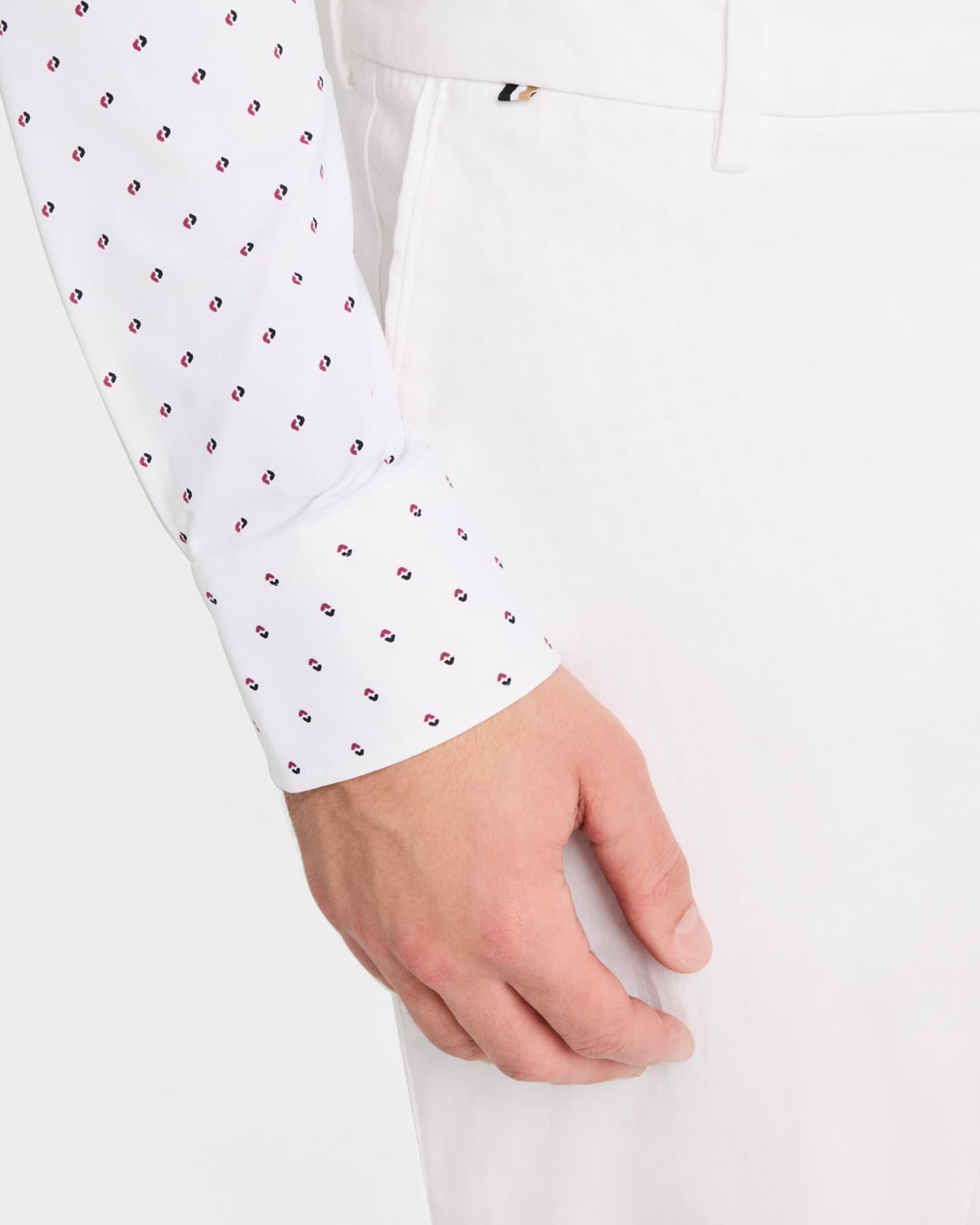 BOSS Men's Kane Cotton-Stretch Trousers | Neiman Marcus