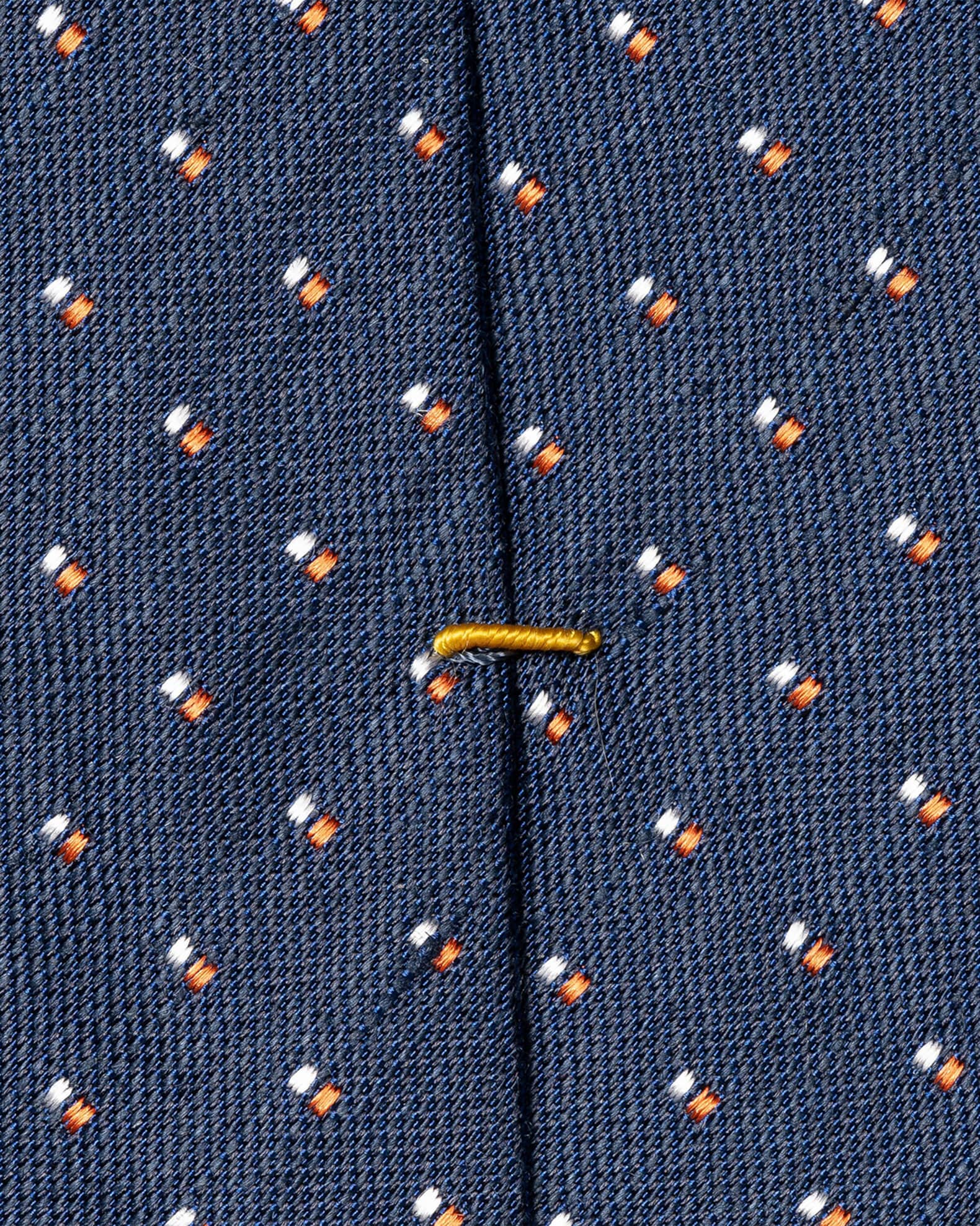 Eton Men's Pin Dot Silk and Linen Tie | Neiman Marcus